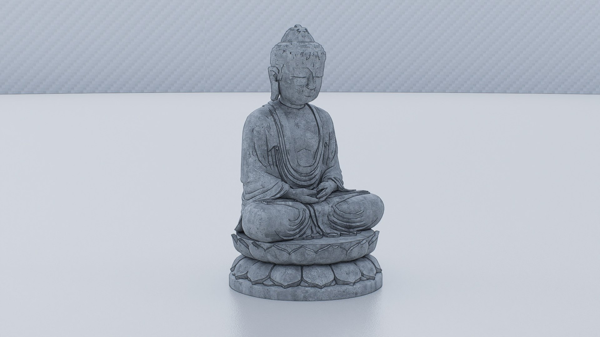 Sitting Buddha Sculpture 3D Model - TurboSquid 2513343