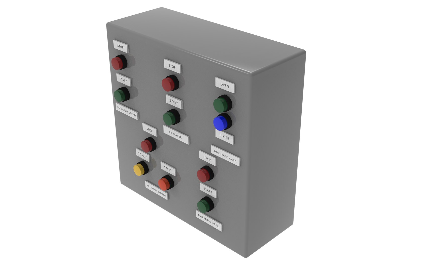 3D Machine Buttons - TurboSquid 2140434