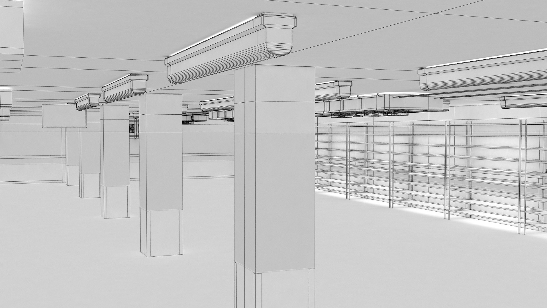3D Cold Room Storage 3D Model - TurboSquid 2322297