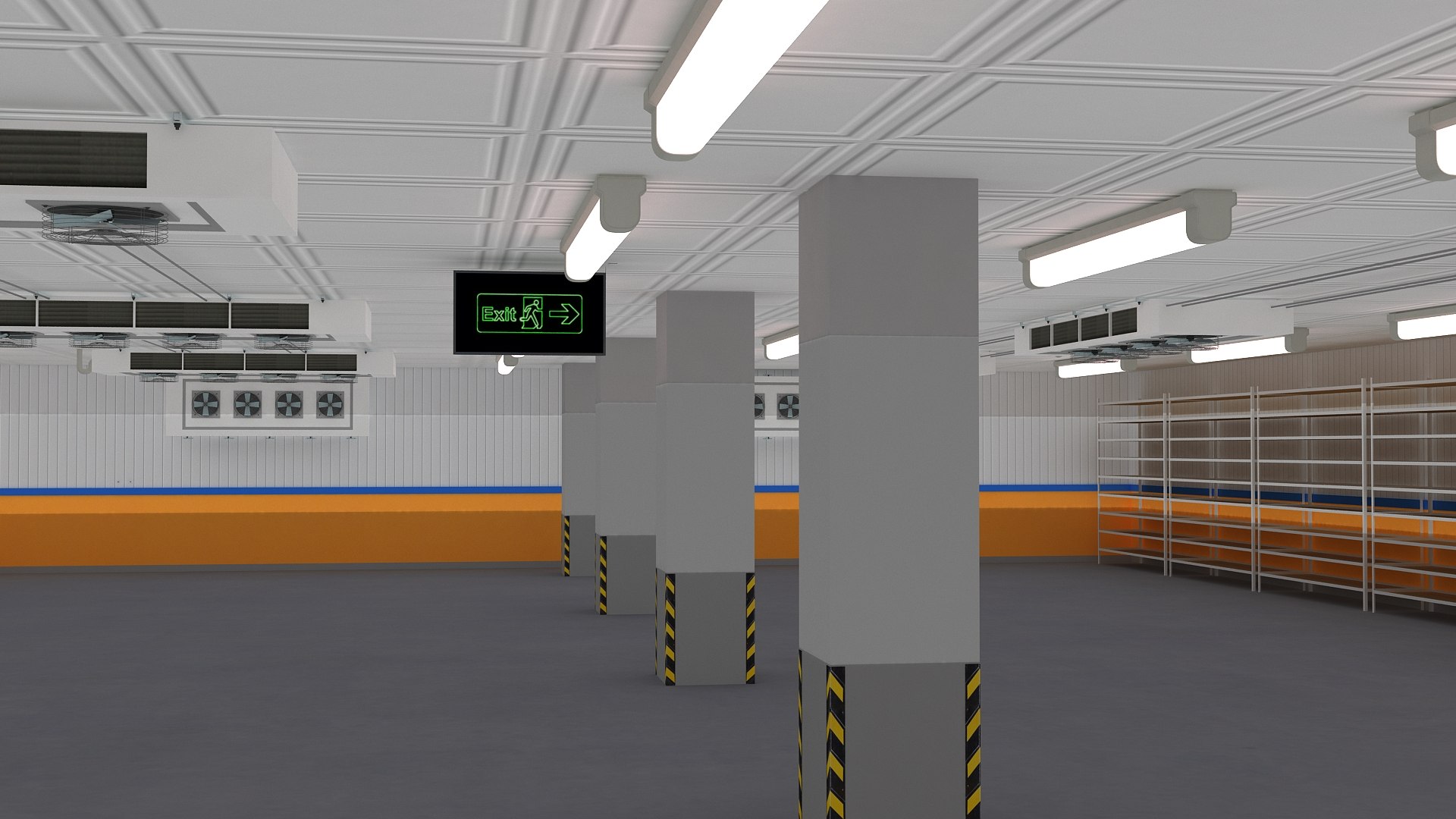 3D Cold Room Storage 3D Model - TurboSquid 2322297