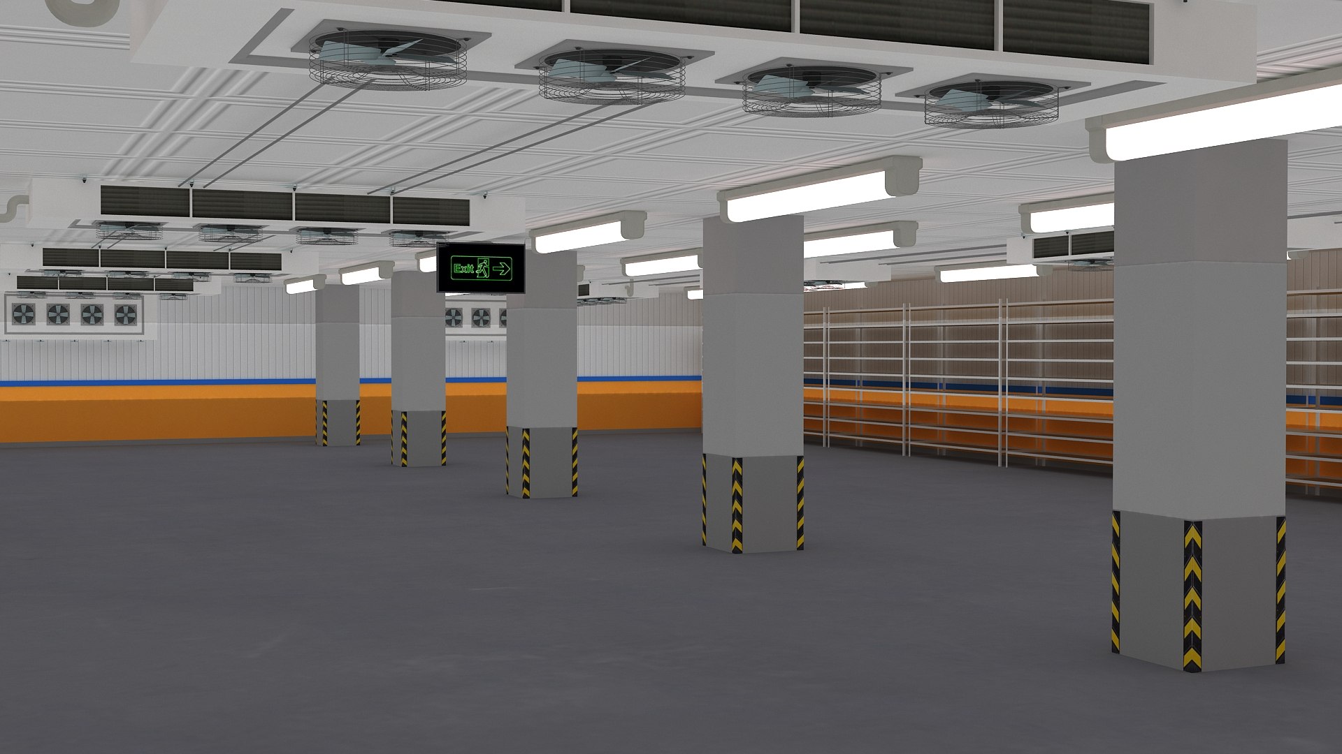 3D Cold Room Storage 3D Model - TurboSquid 2322297