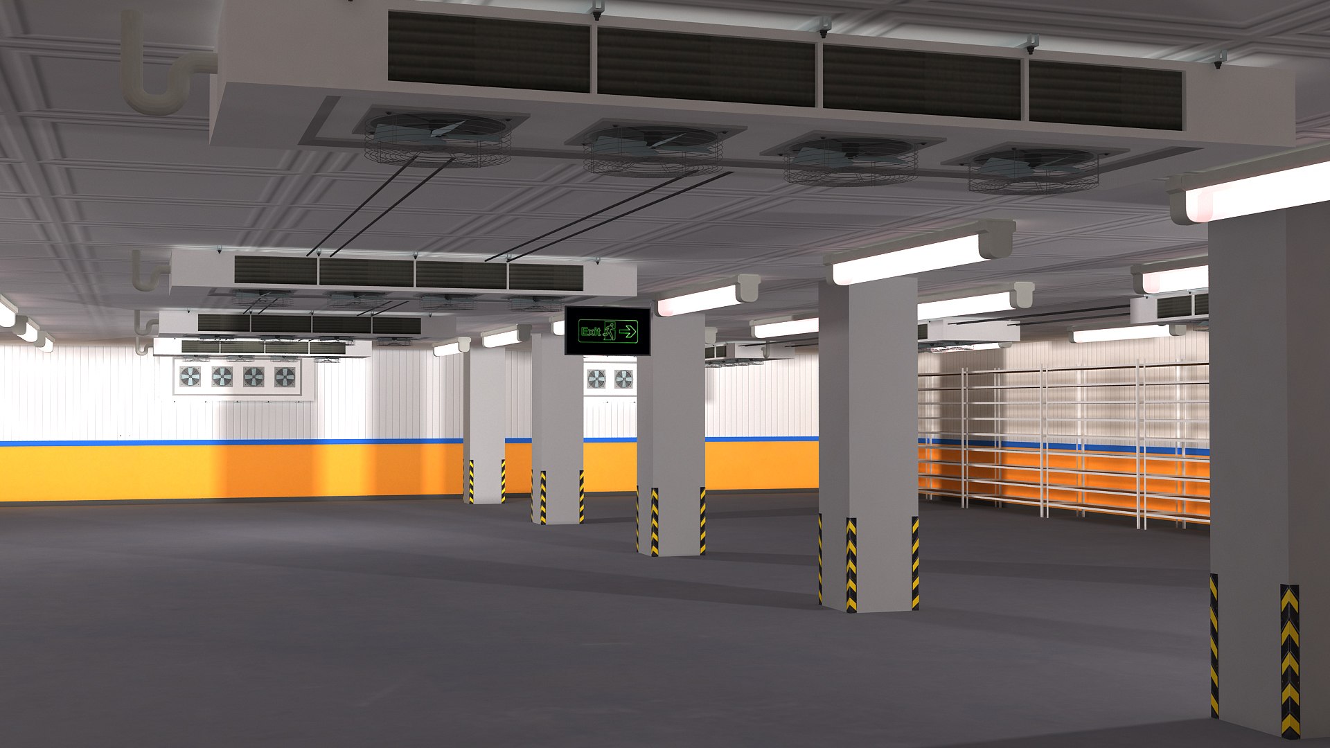 3D Cold Room Storage 3D Model - TurboSquid 2322297