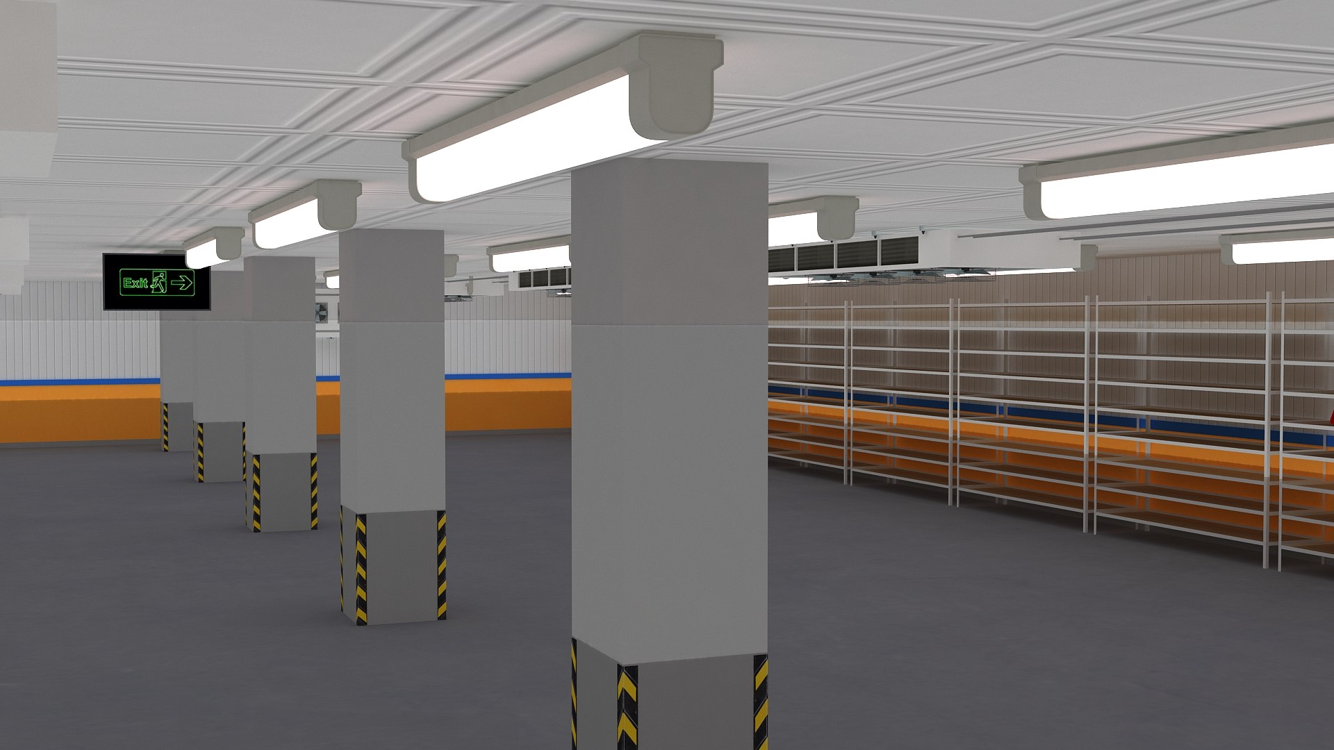 3D Cold Room Storage 3D Model - TurboSquid 2322297