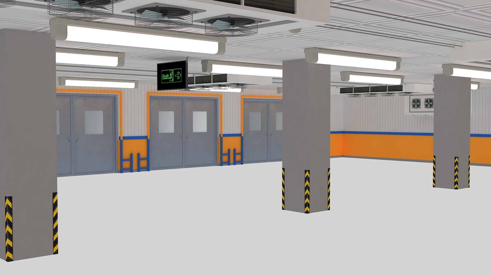 3D Cold Room Storage 3D Model - TurboSquid 2322297