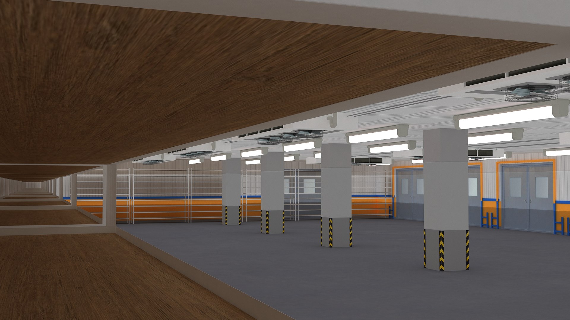 3D Cold Room Storage 3D Model - TurboSquid 2322297