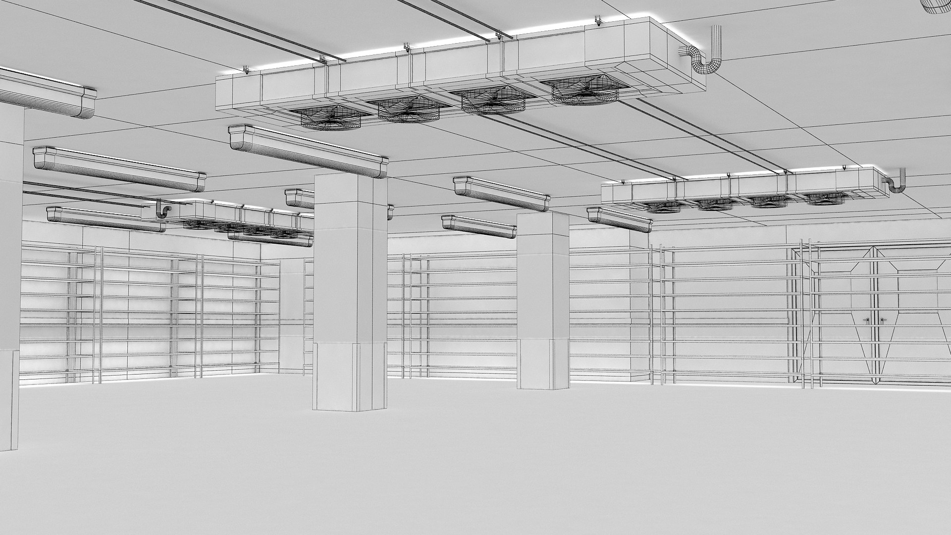 3D Cold Room Storage 3D Model - TurboSquid 2322297