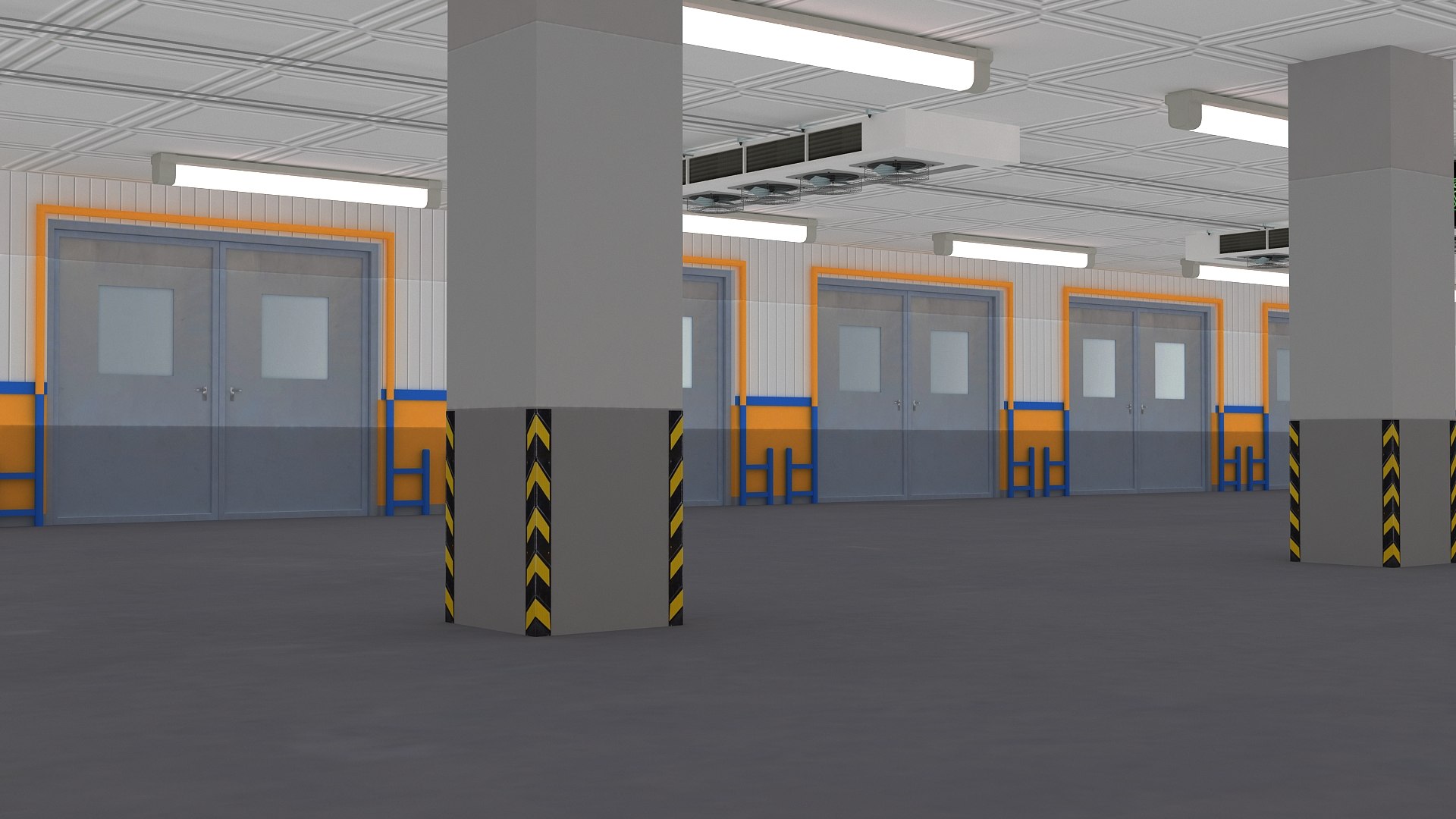 3D Cold Room Storage 3D Model - TurboSquid 2322297