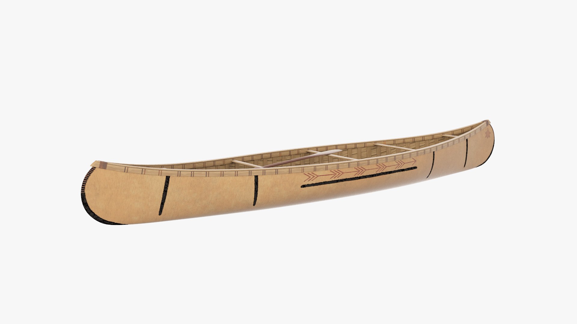 Traditional Canoe 3D - TurboSquid 1718882