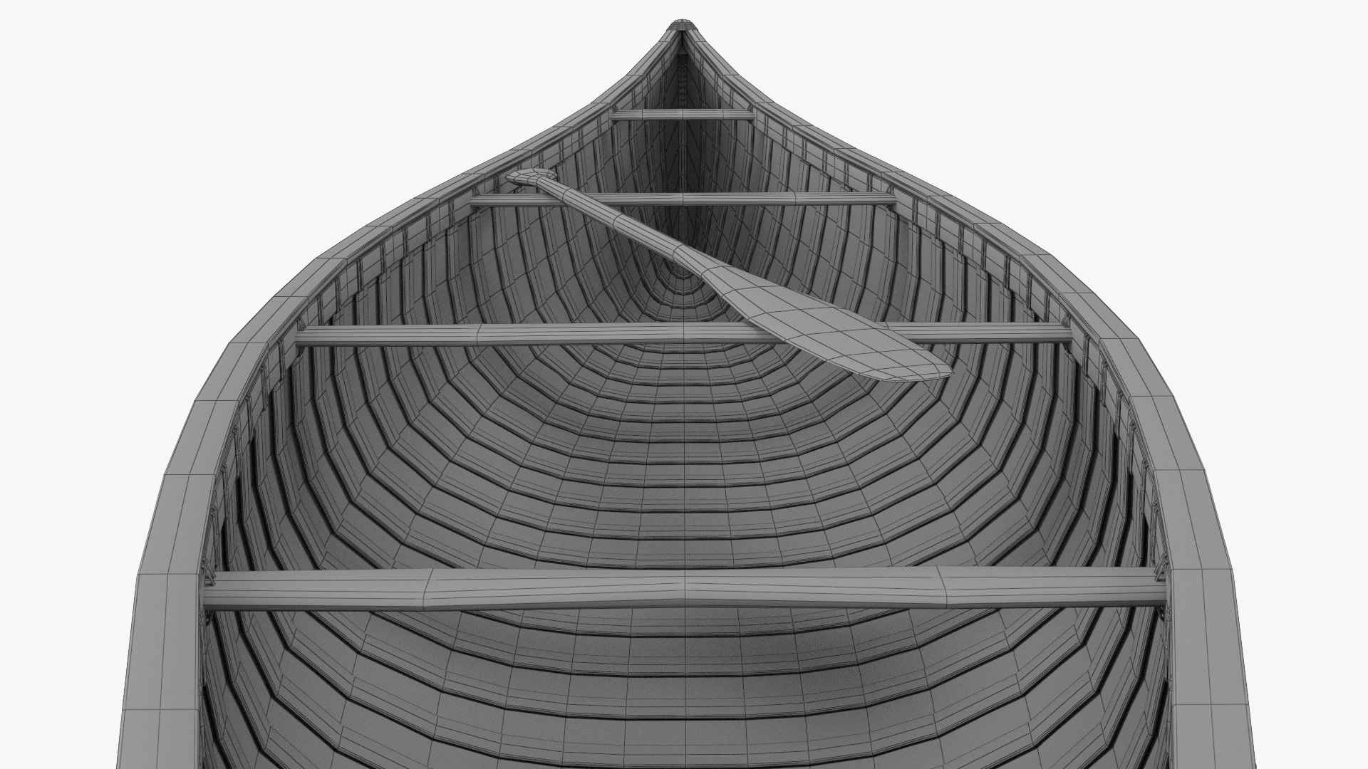 Traditional Canoe 3D - TurboSquid 1718882