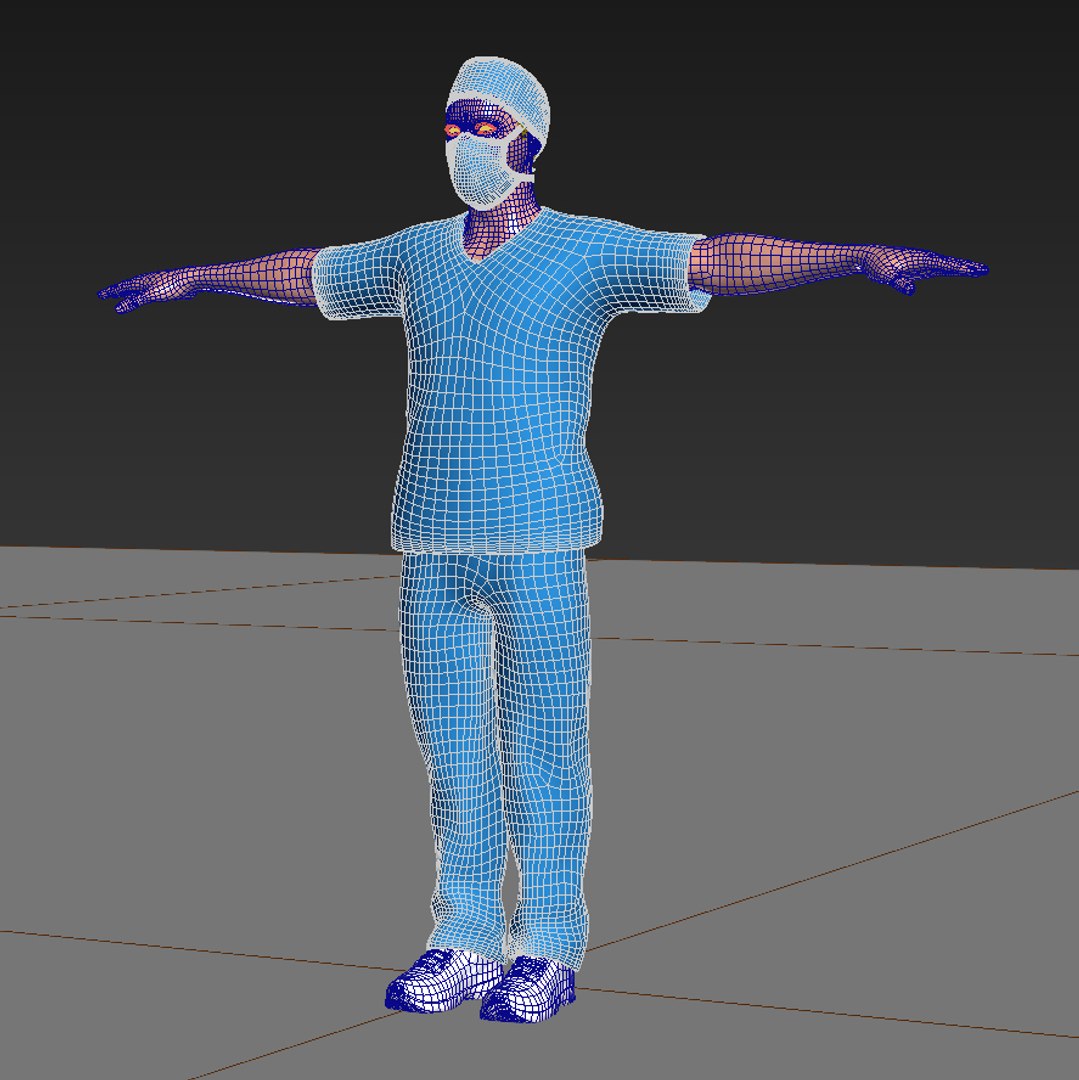 Male Nurse Doctor Dr 3D Model - TurboSquid 1375852