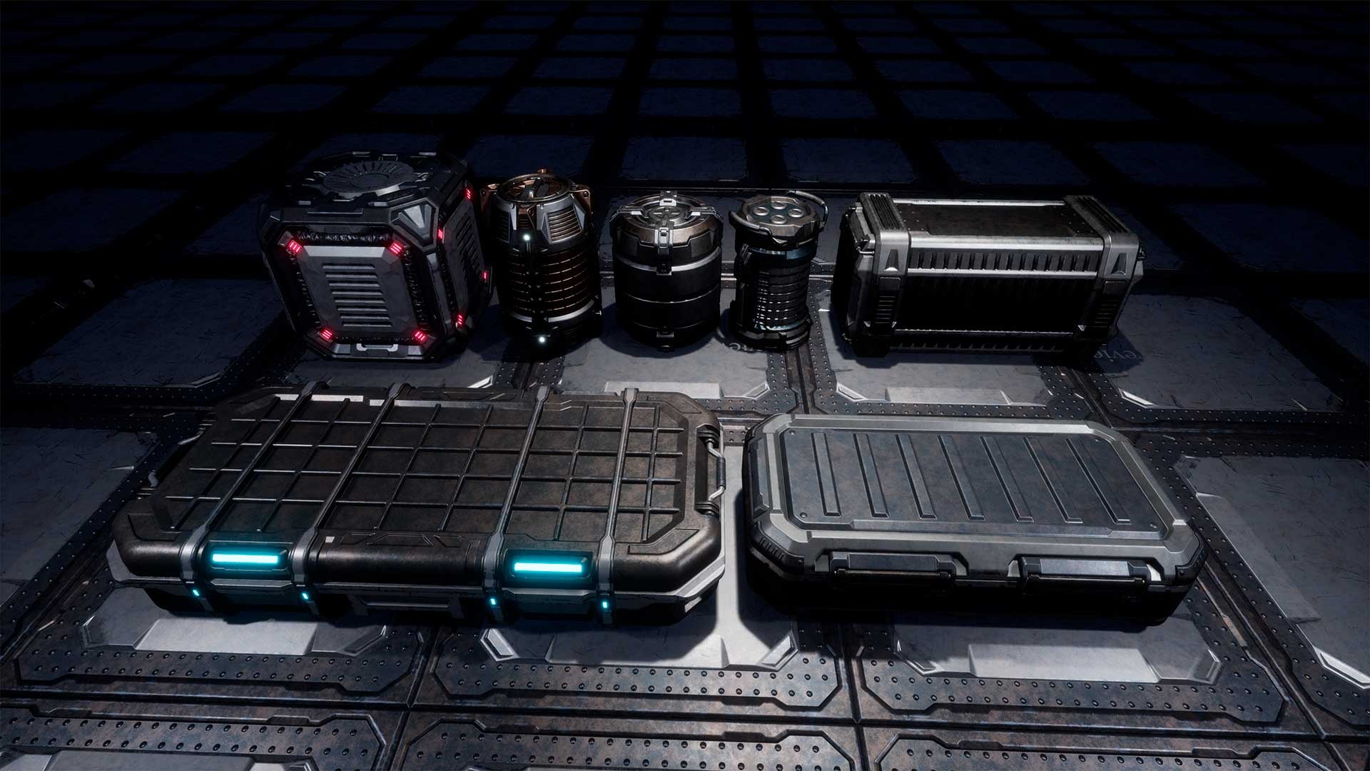 Sci-fi Cargo Container Model - TurboSquid 1984454