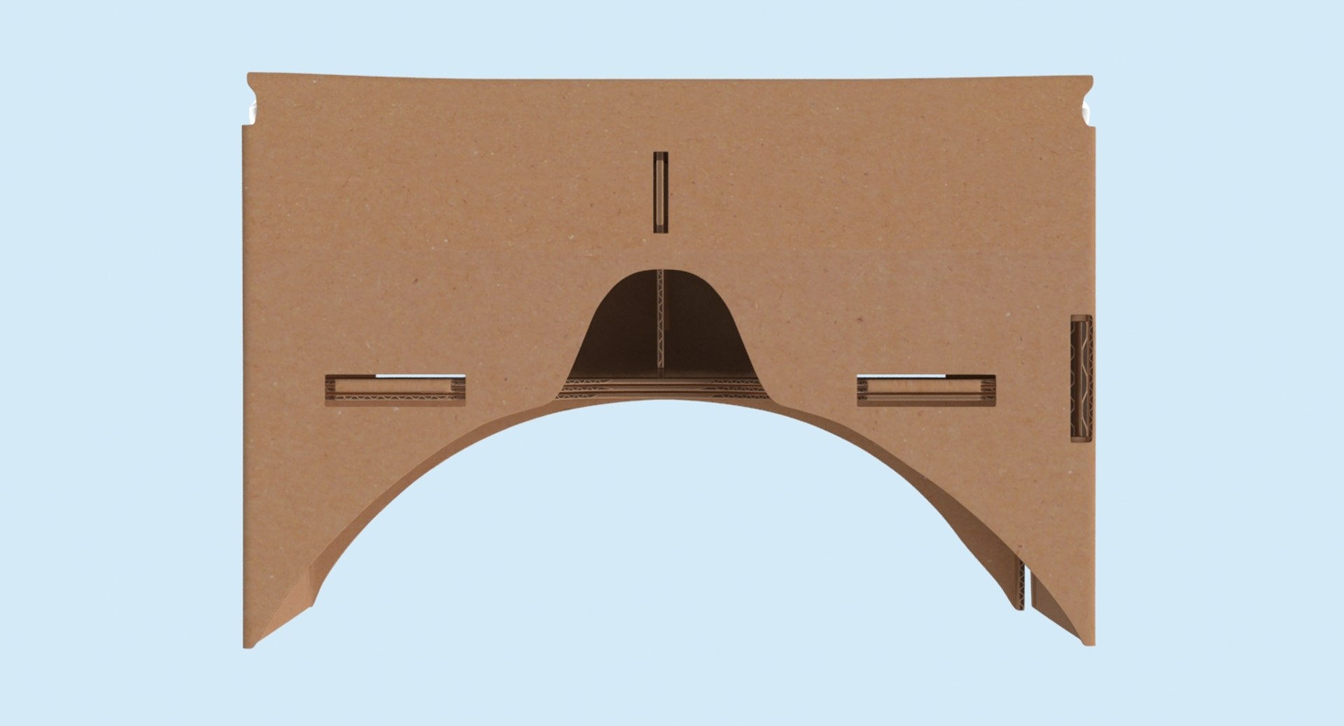 3d model google cardboard headset