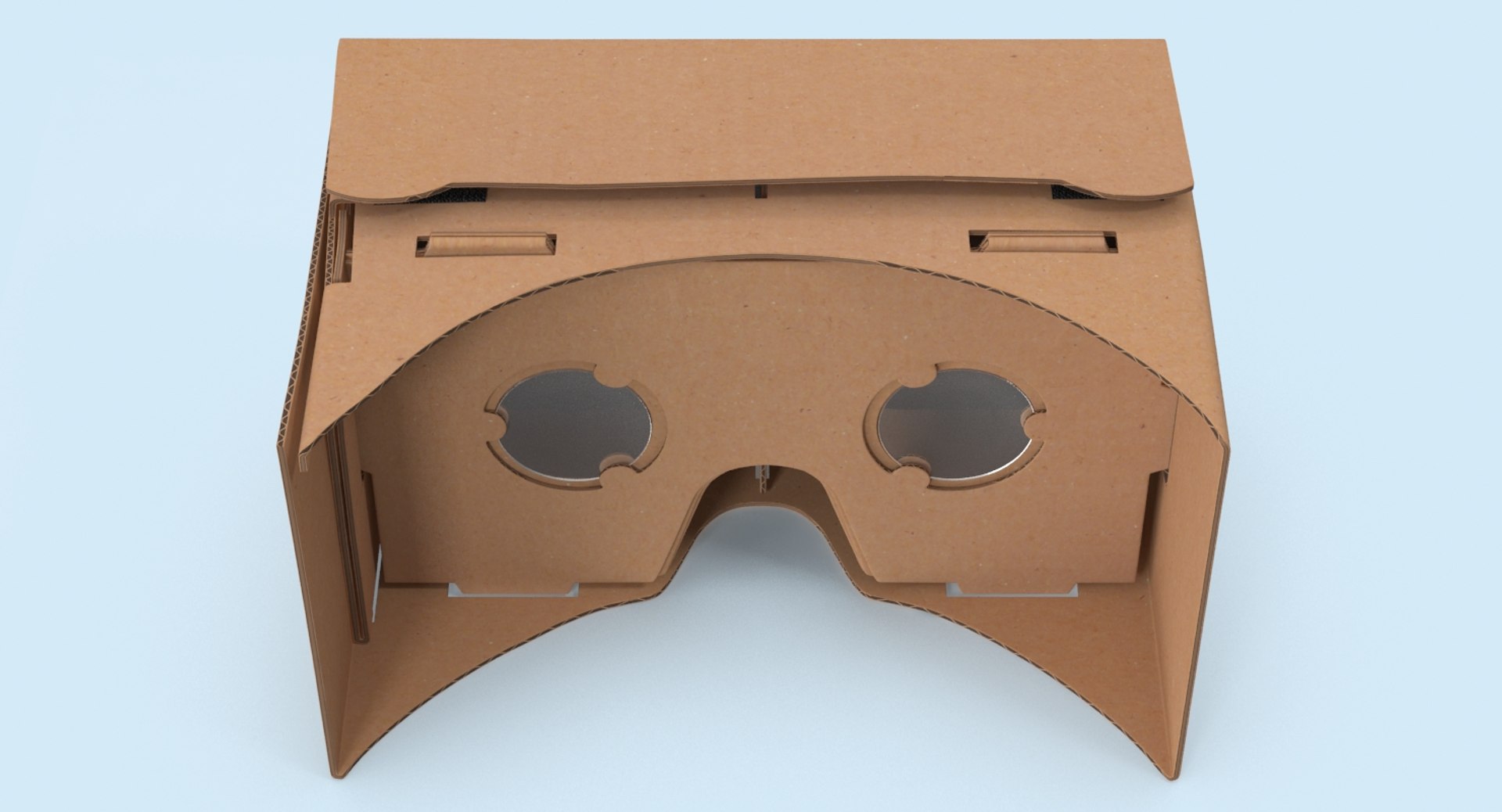 3d model google cardboard headset