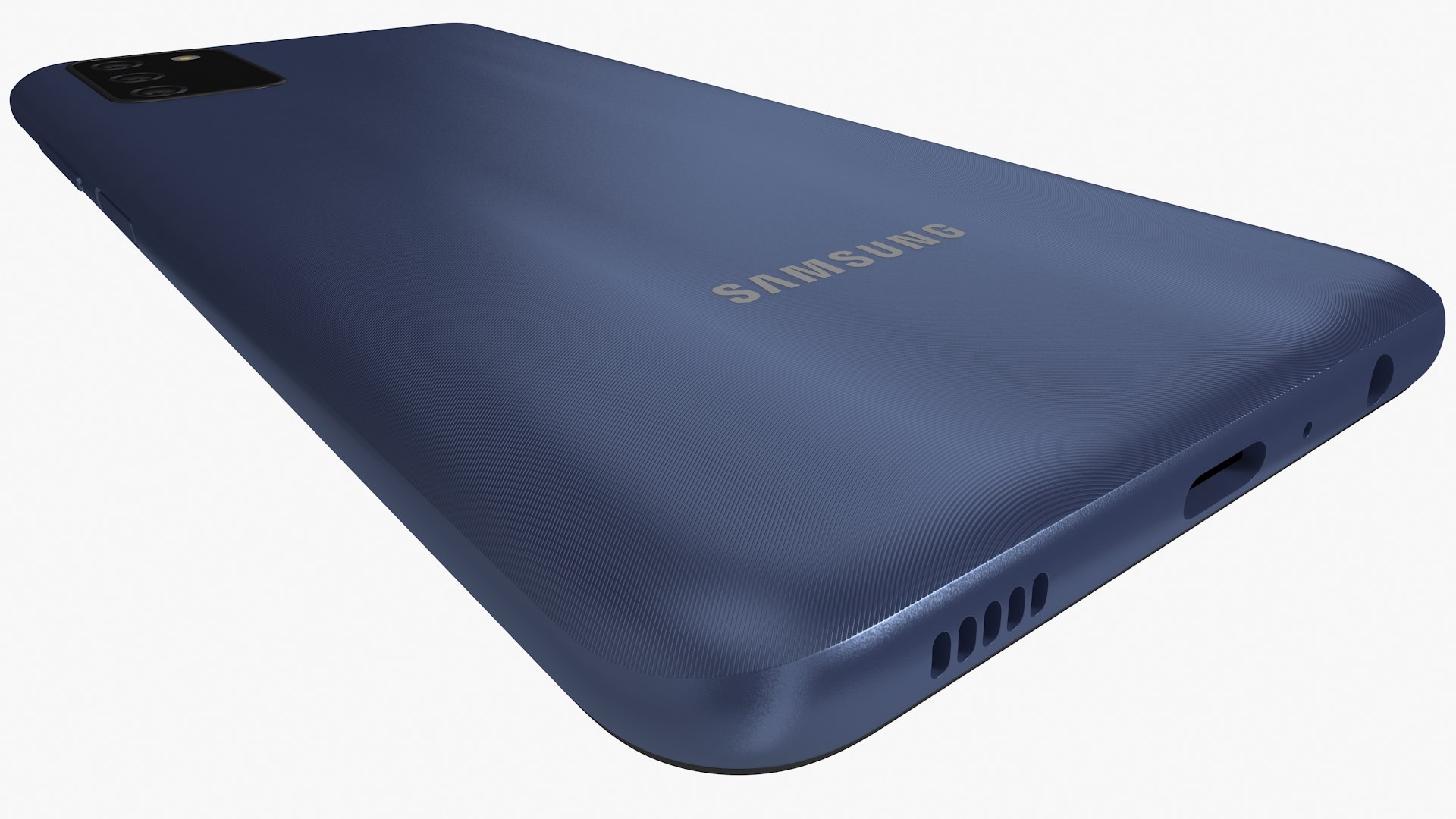 Samsung Galaxy A03s Blue 3D Model - TurboSquid 1783191