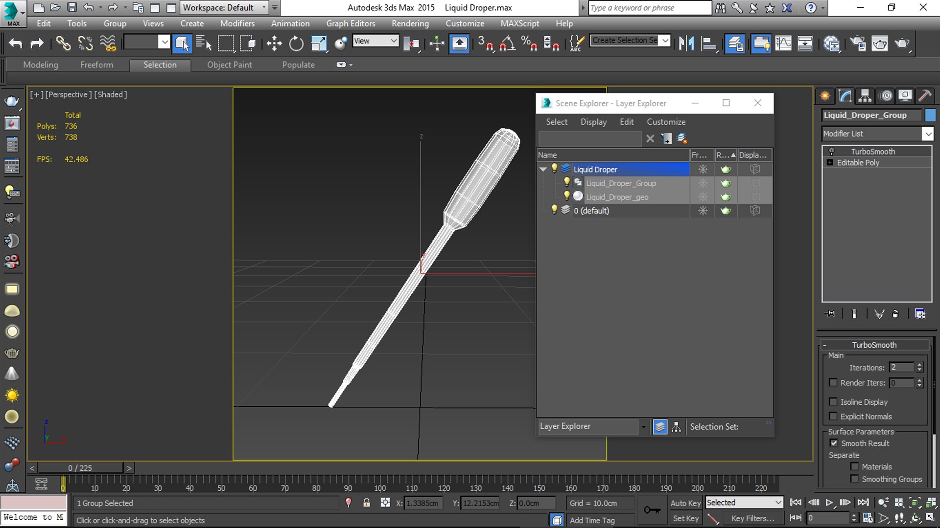 3D Realistic Liquid Dropper - TurboSquid 1592686