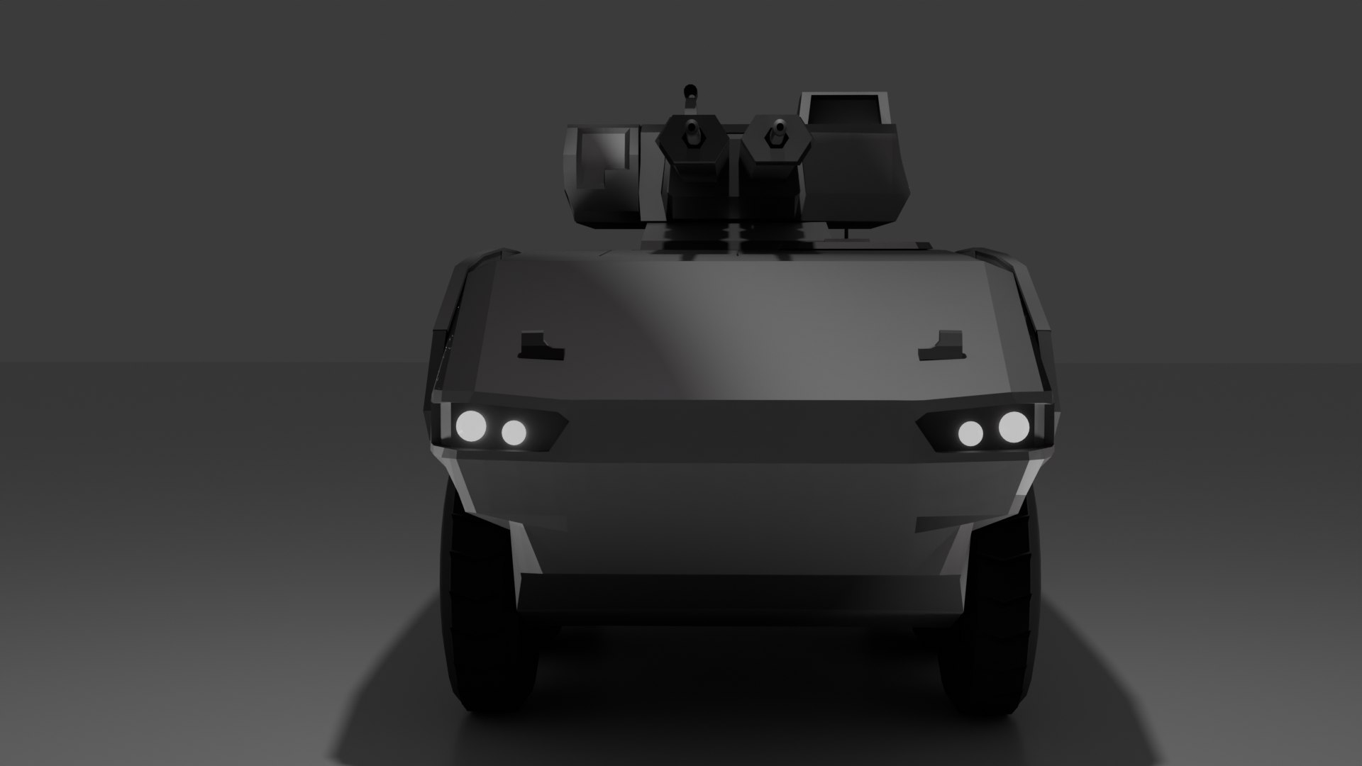 APC With Twin-Barrel Cannon 3D Model - TurboSquid 2227836