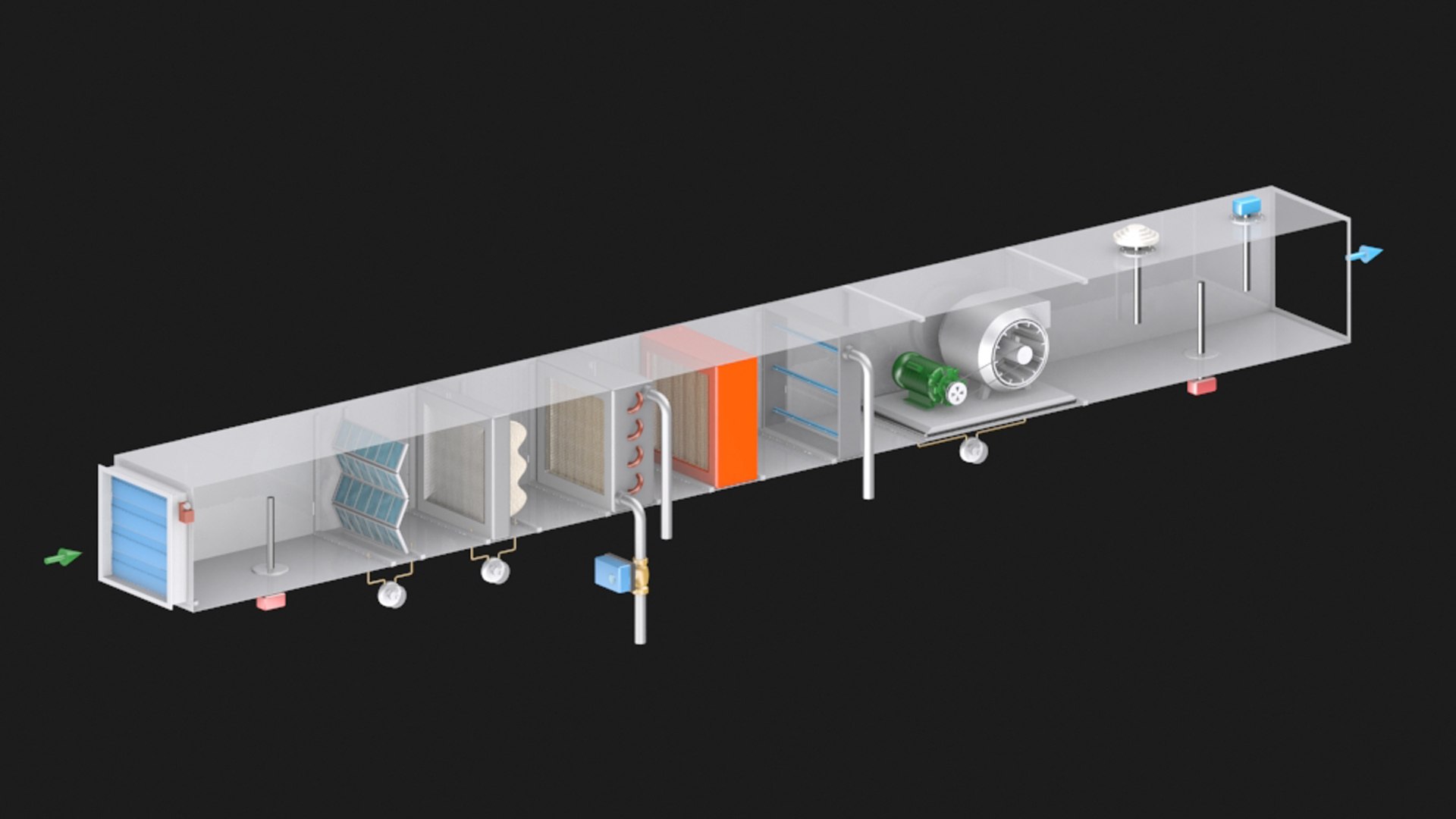 Air Handling Unit ACCU 3D Model - TurboSquid 2240483