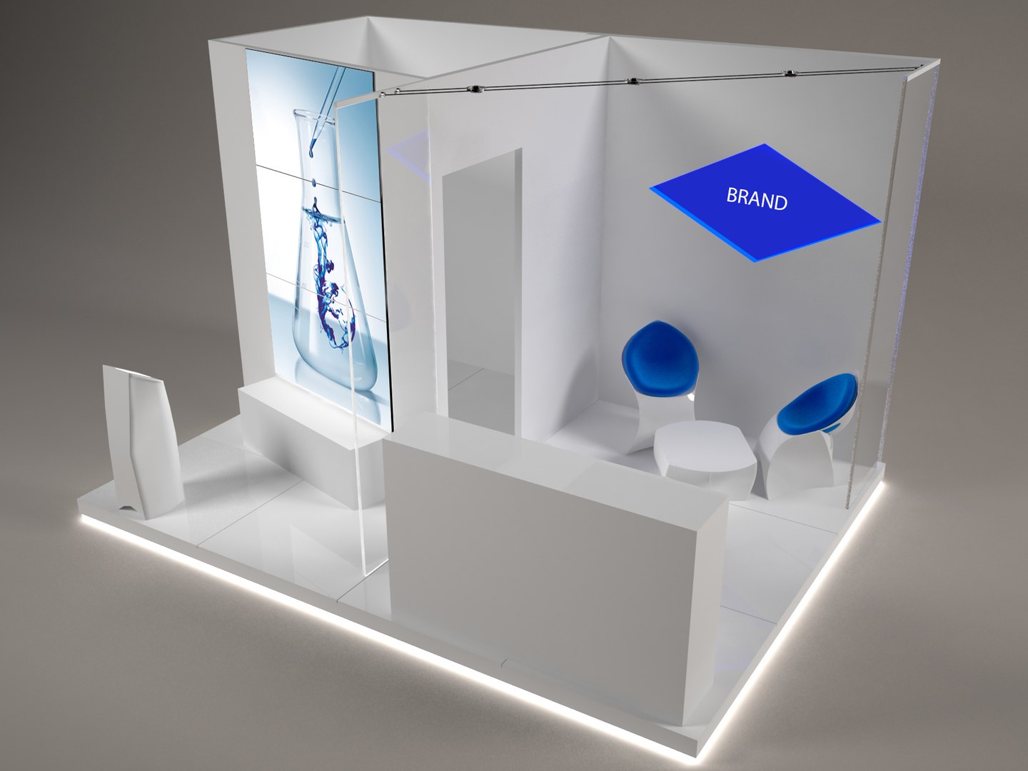 3d Exhibition Stand 4x3