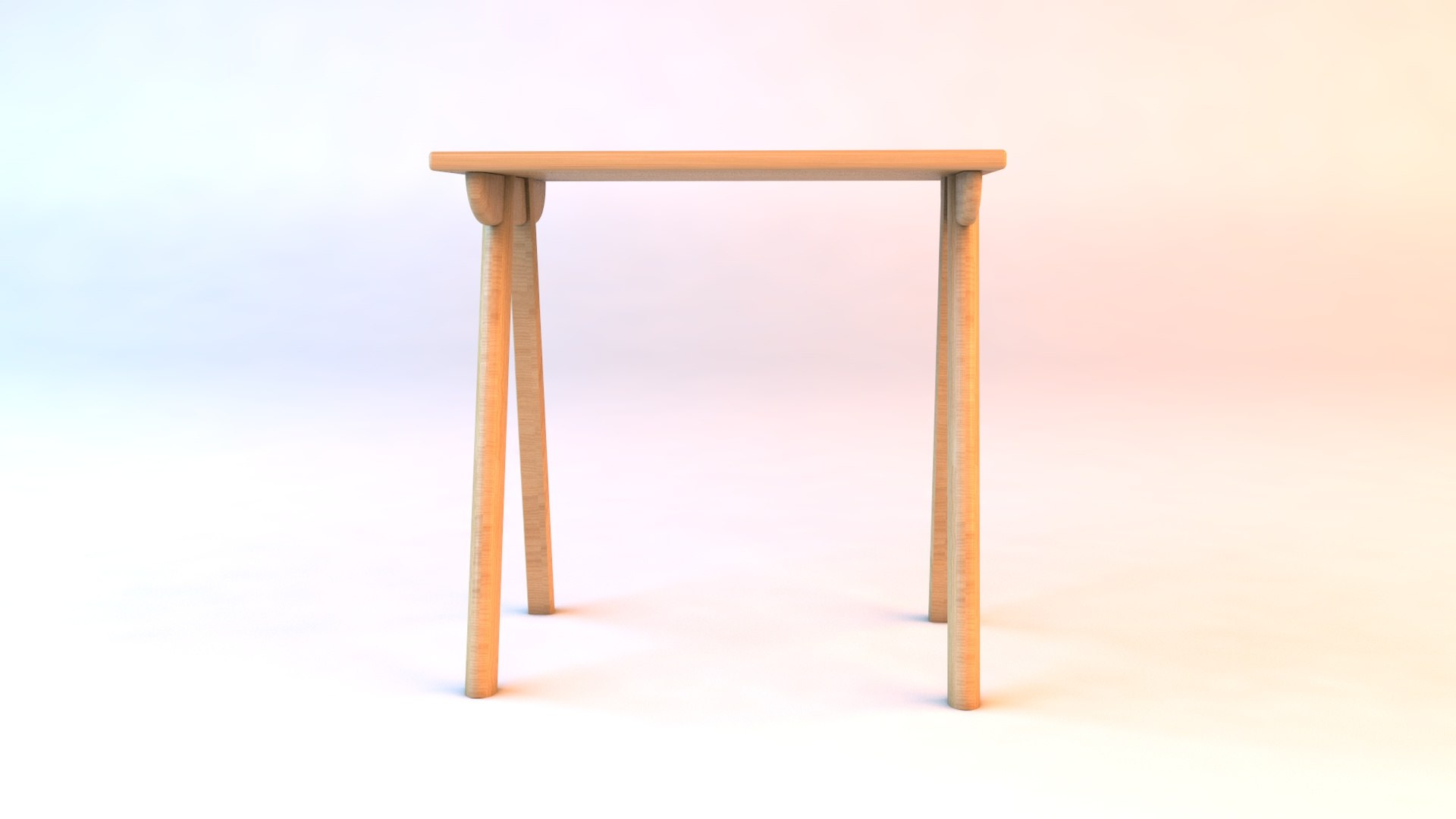 Table School 3D Model - TurboSquid 1593133