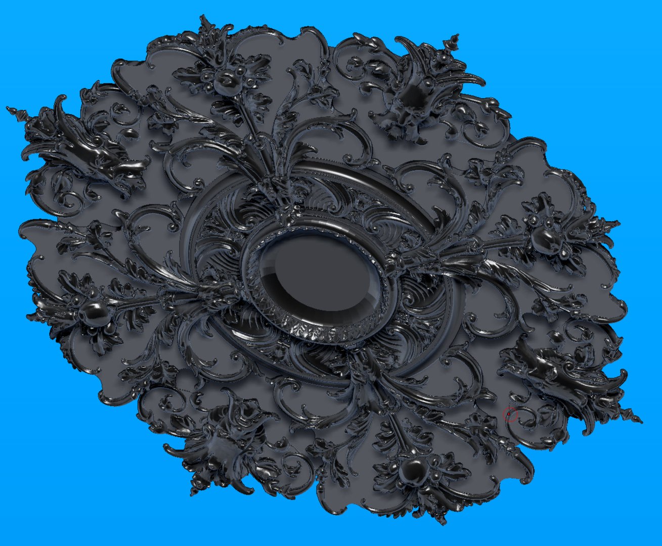 3D stucco plaster socket model - TurboSquid 1575944