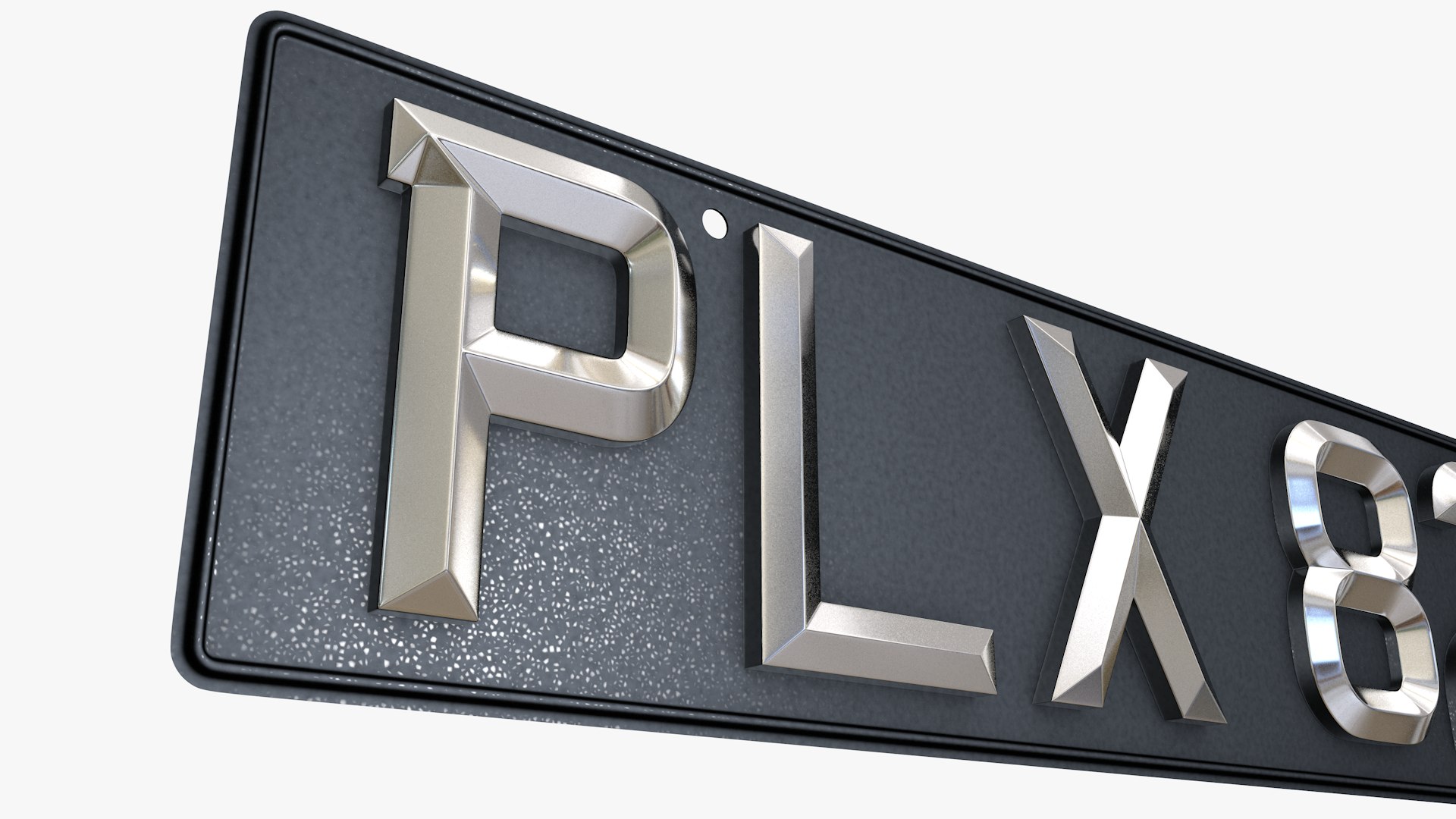 3D Model Vintage London Plate - TurboSquid 2001259