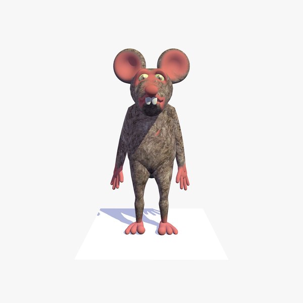 Cartoon Rat Cinema 4D Models for Download | TurboSquid