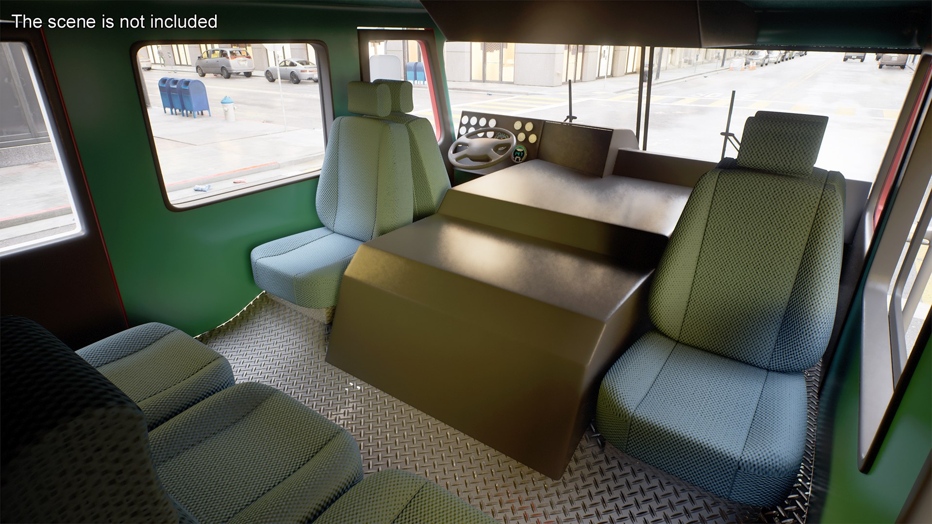 Rear Mount Ladder Fire Truck 3D model - TurboSquid 2134094