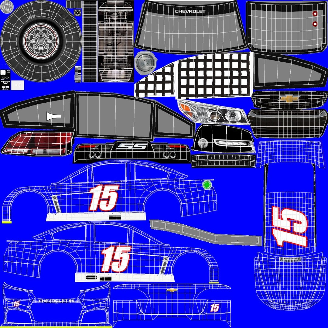Premium motorsports nascar reed 3D model - TurboSquid 1186418