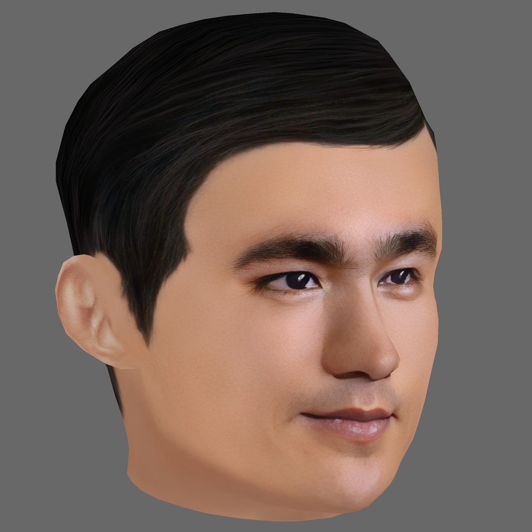 Bruce Lee Head - Low Poly Head For Game 3D - TurboSquid 2218316