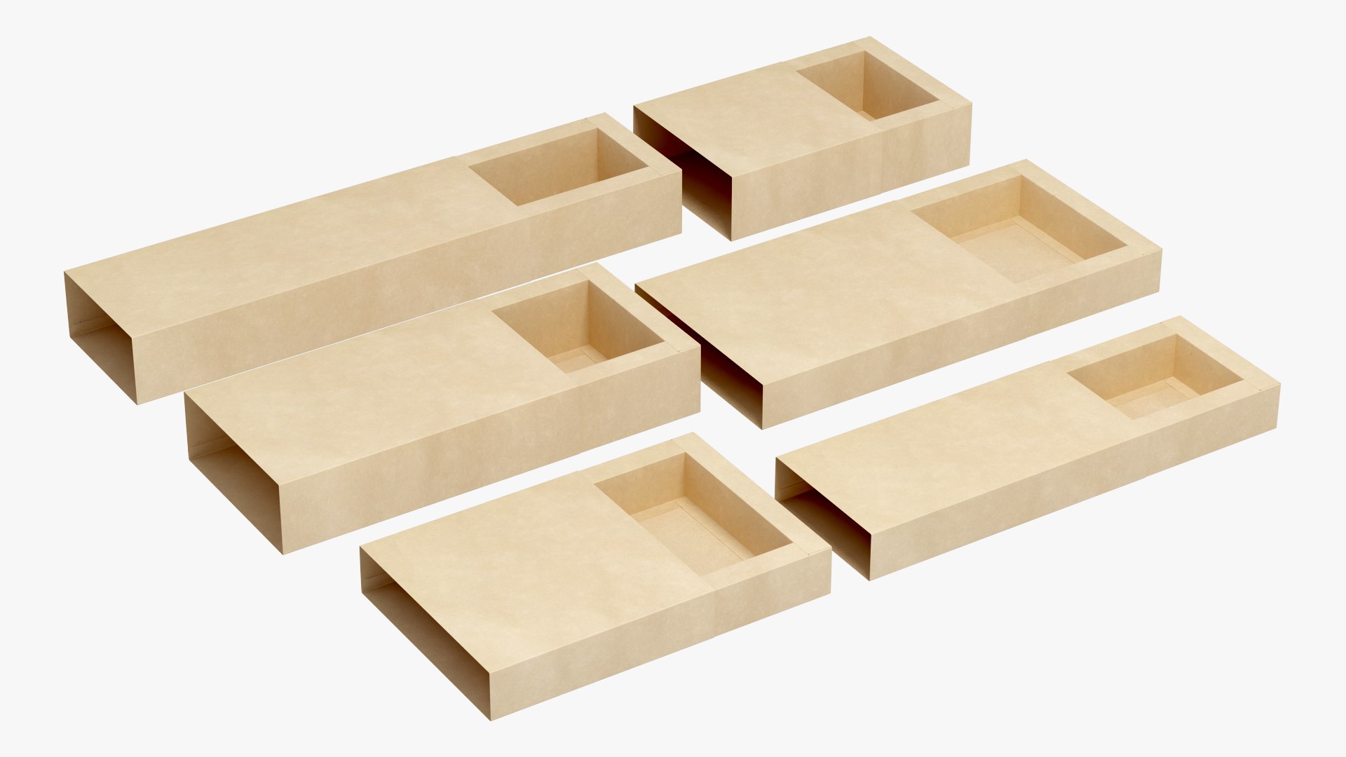 3D Boxes Set - TurboSquid 1636321