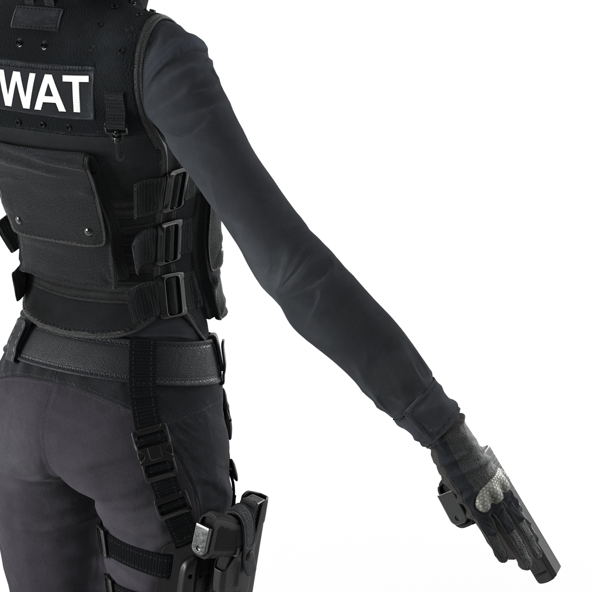 Swat indian woman rigged 3D - TurboSquid 1499677