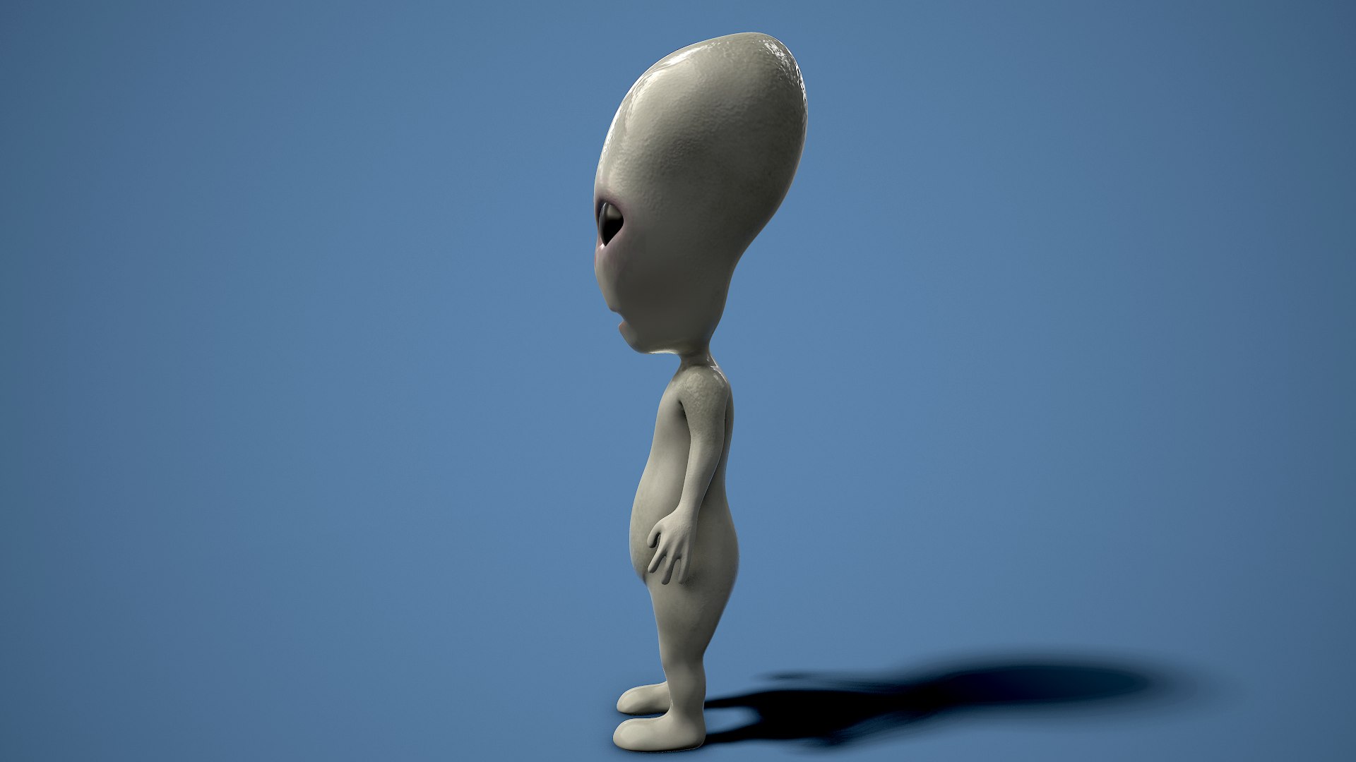 Alien Cartoon 3D - TurboSquid 1519380