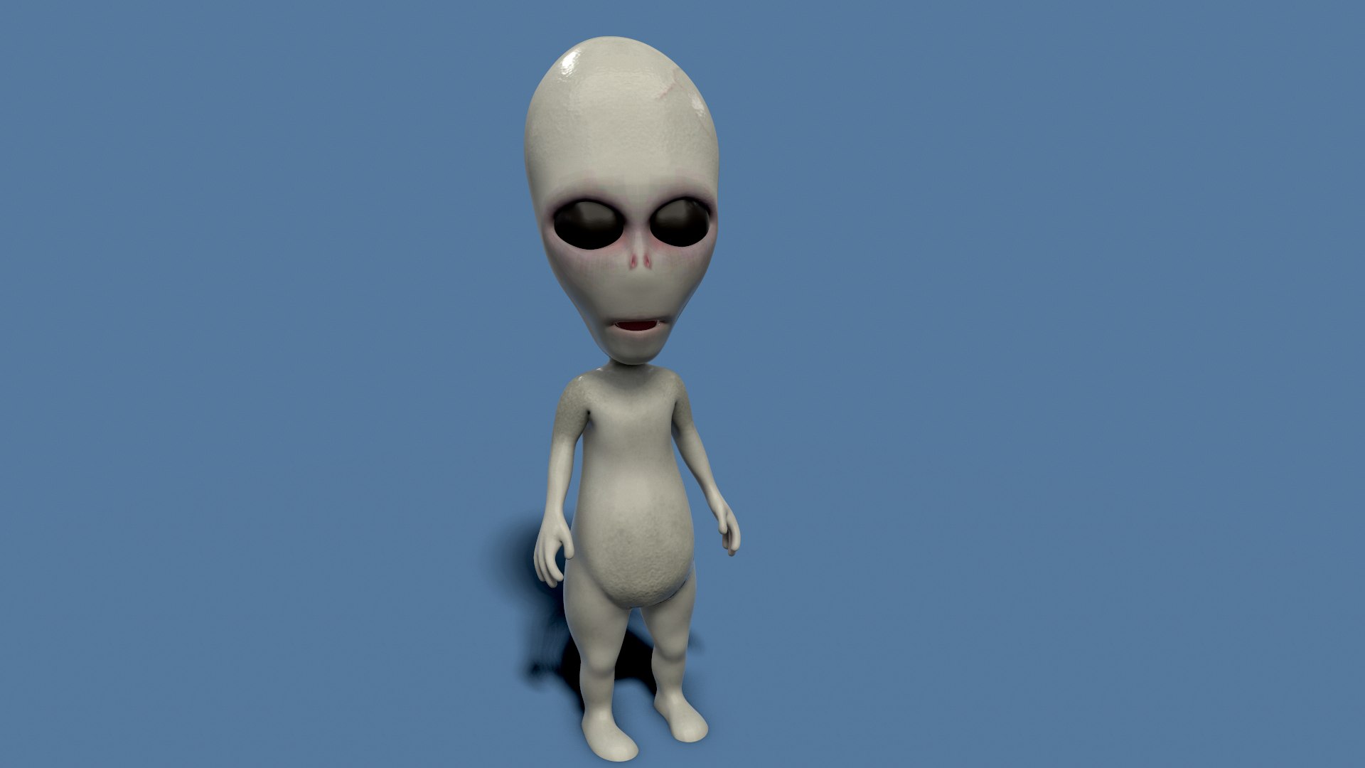 Alien Cartoon 3D - TurboSquid 1519380
