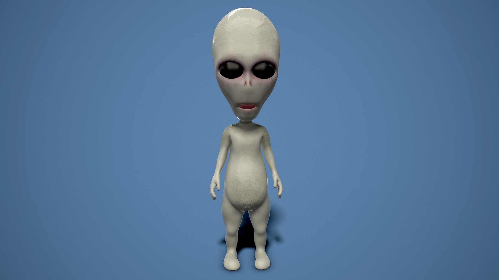 Alien Cartoon 3D - TurboSquid 1519380