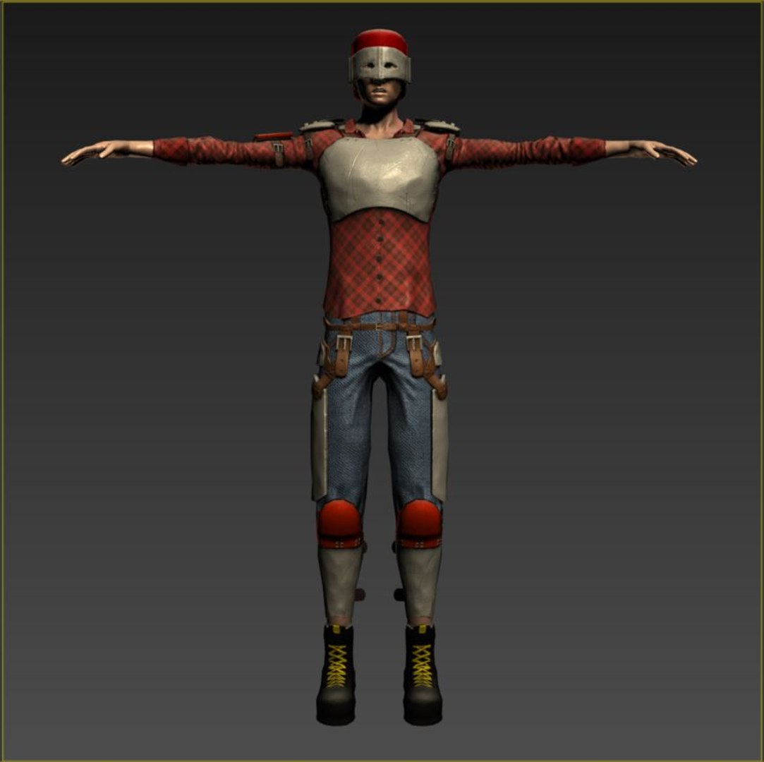 3d Model Of Survivor