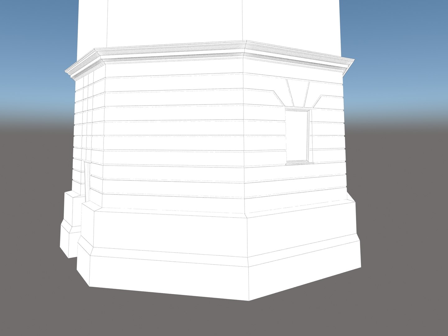 Lighthouse house 3D model - TurboSquid 1529731