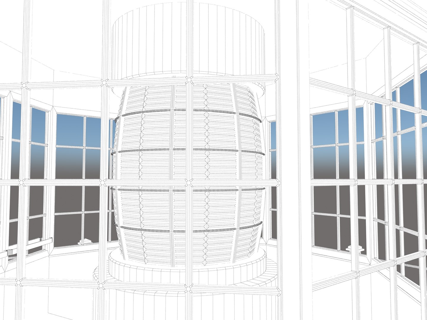 Lighthouse house 3D model - TurboSquid 1529731