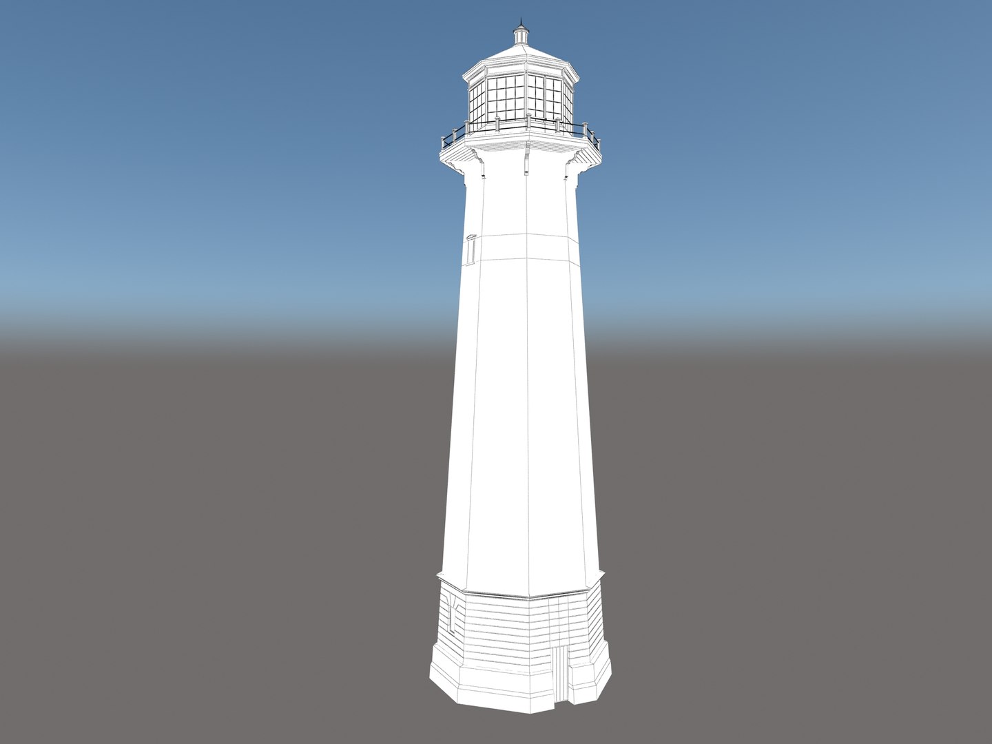 Lighthouse house 3D model - TurboSquid 1529731