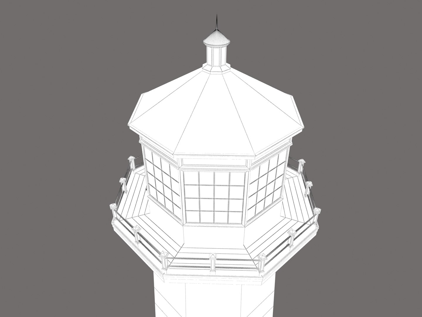 Lighthouse house 3D model - TurboSquid 1529731