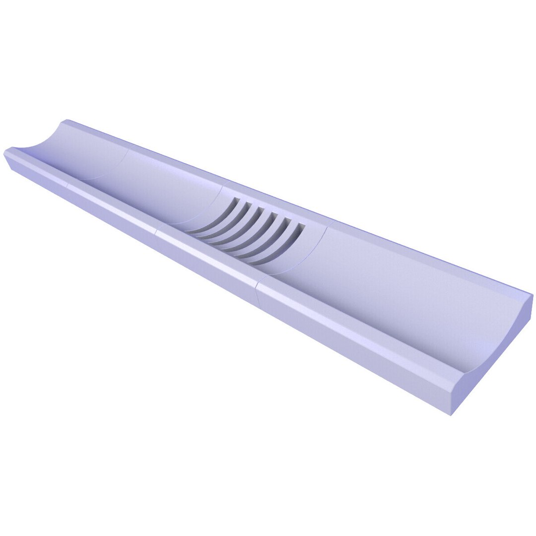 Concrete Saucer Drain Trough Channel 12 3D Model - TurboSquid 1979932