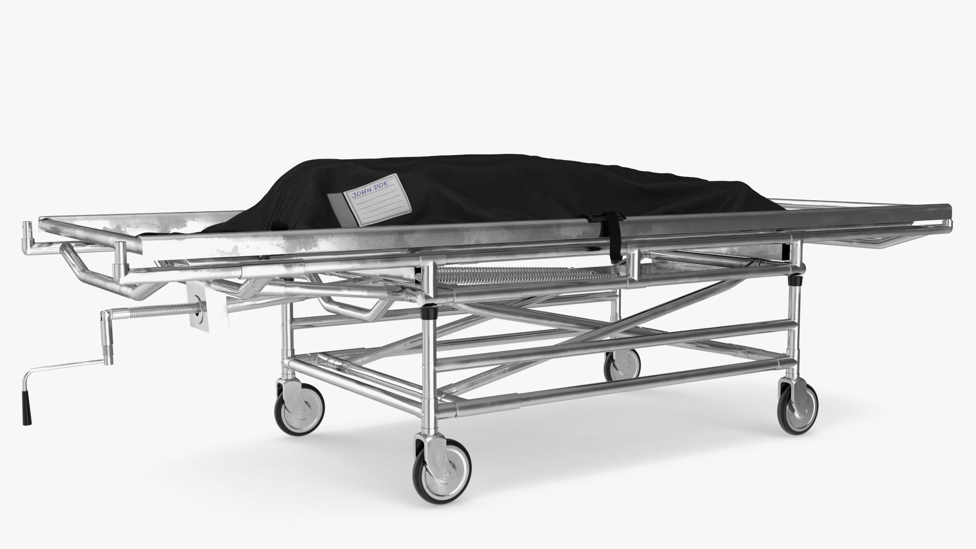 Body Bag on a Hospital Gurney 3D - TurboSquid 2164606