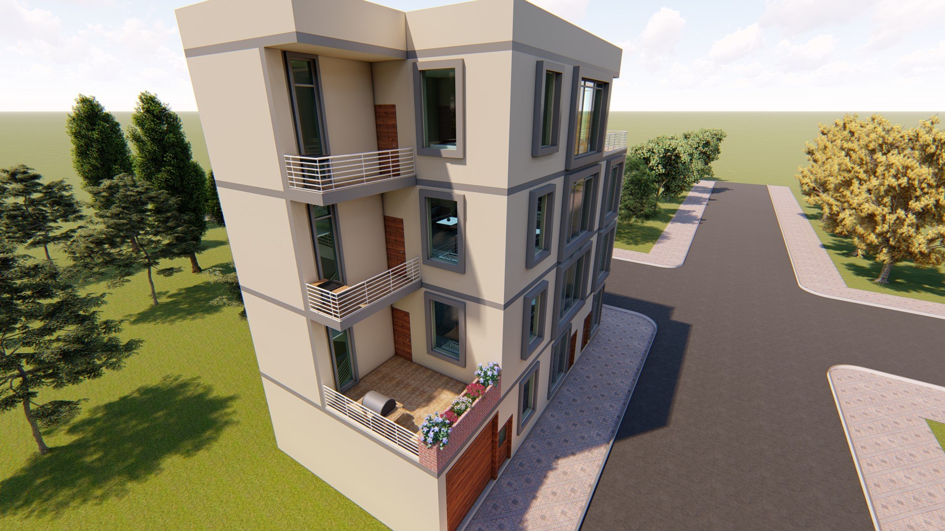 Revit Apartment 3D Model - TurboSquid 1478099