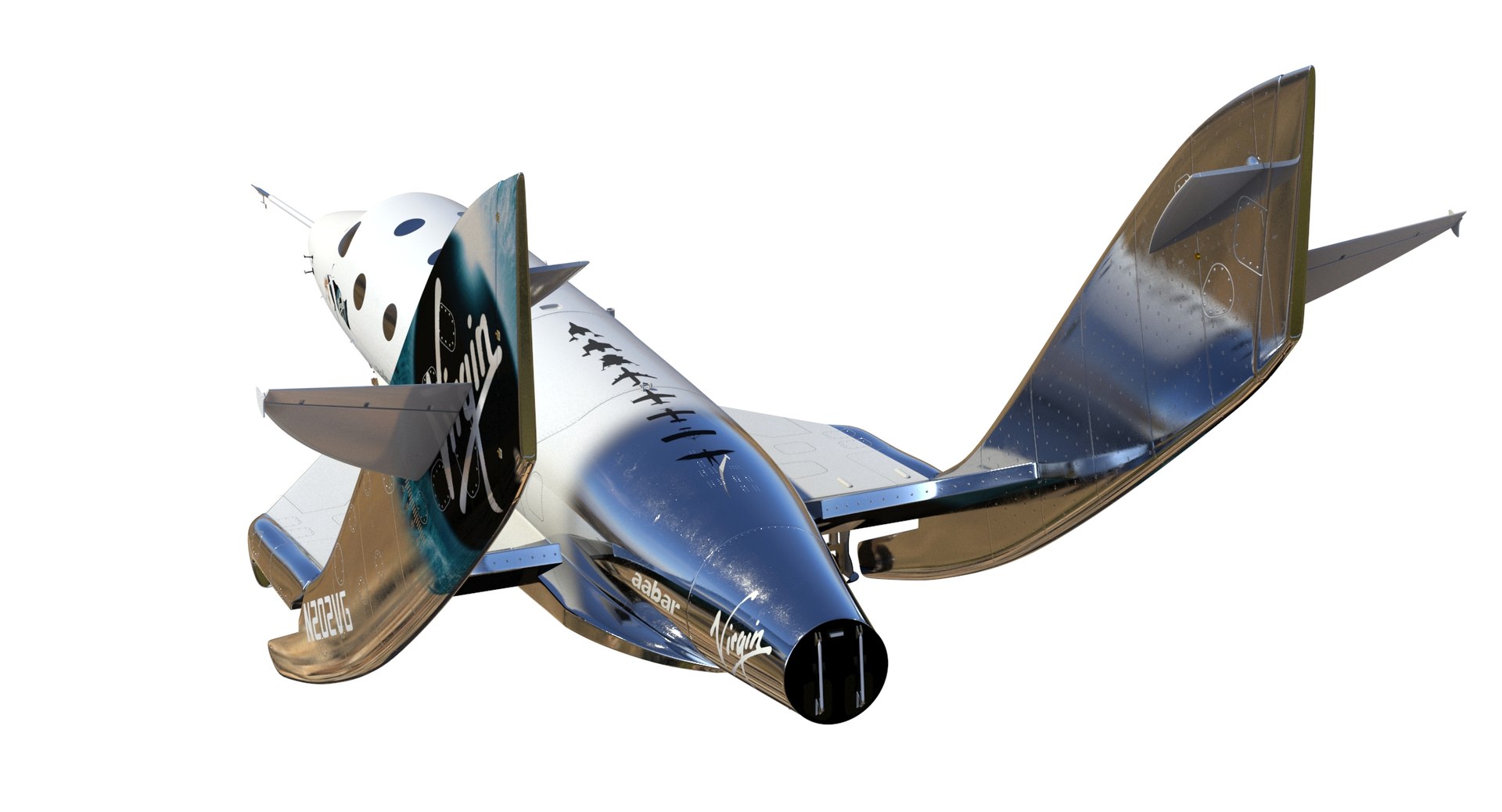3D Vss Unity Virgin Galactic Model - TurboSquid 1504649