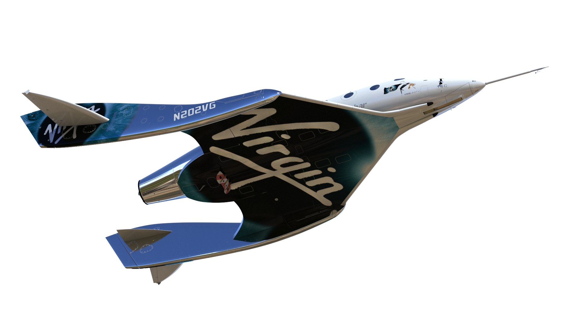 3D Vss Unity Virgin Galactic Model - TurboSquid 1504649