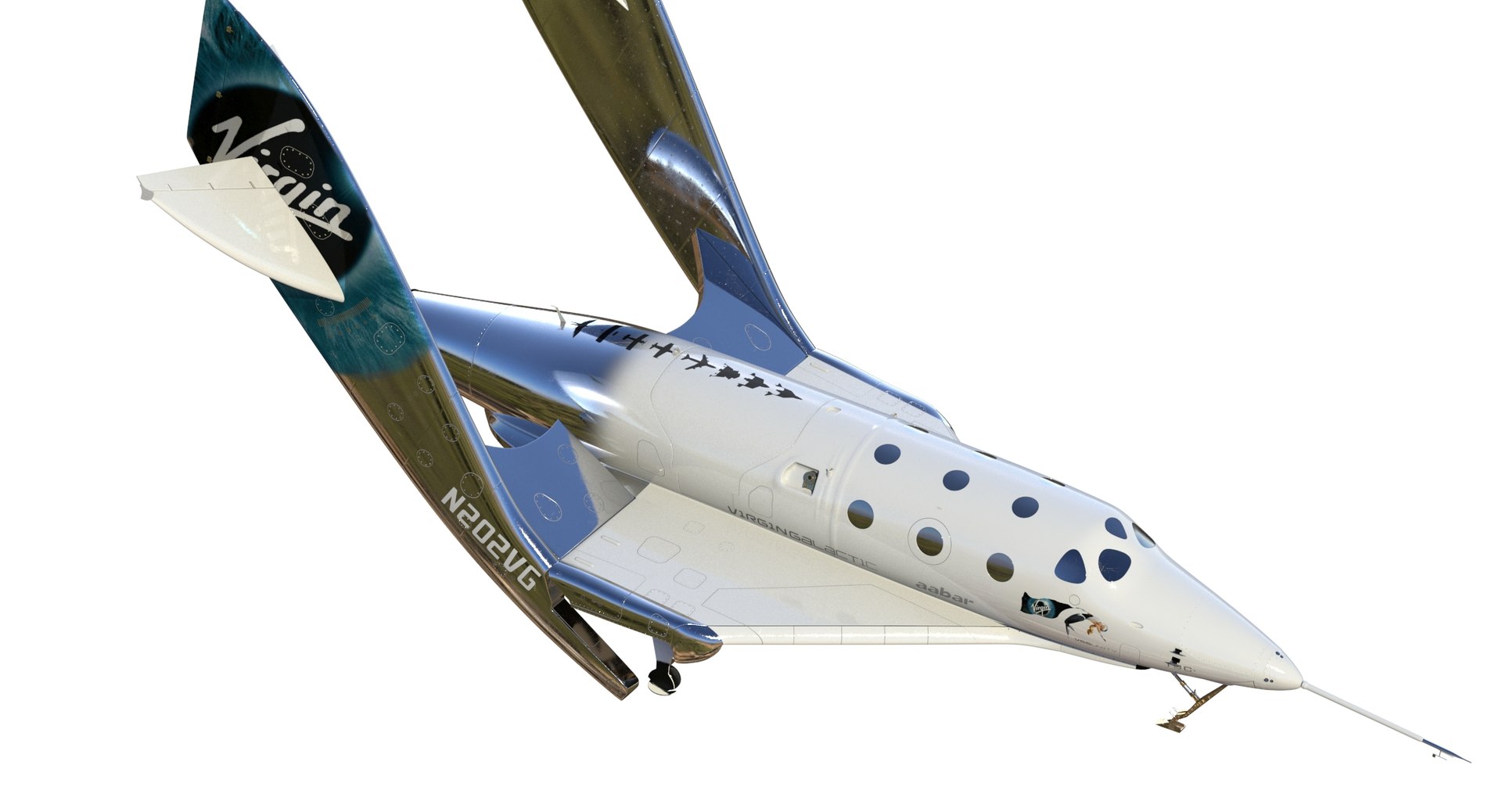 3D Vss Unity Virgin Galactic Model - TurboSquid 1504649