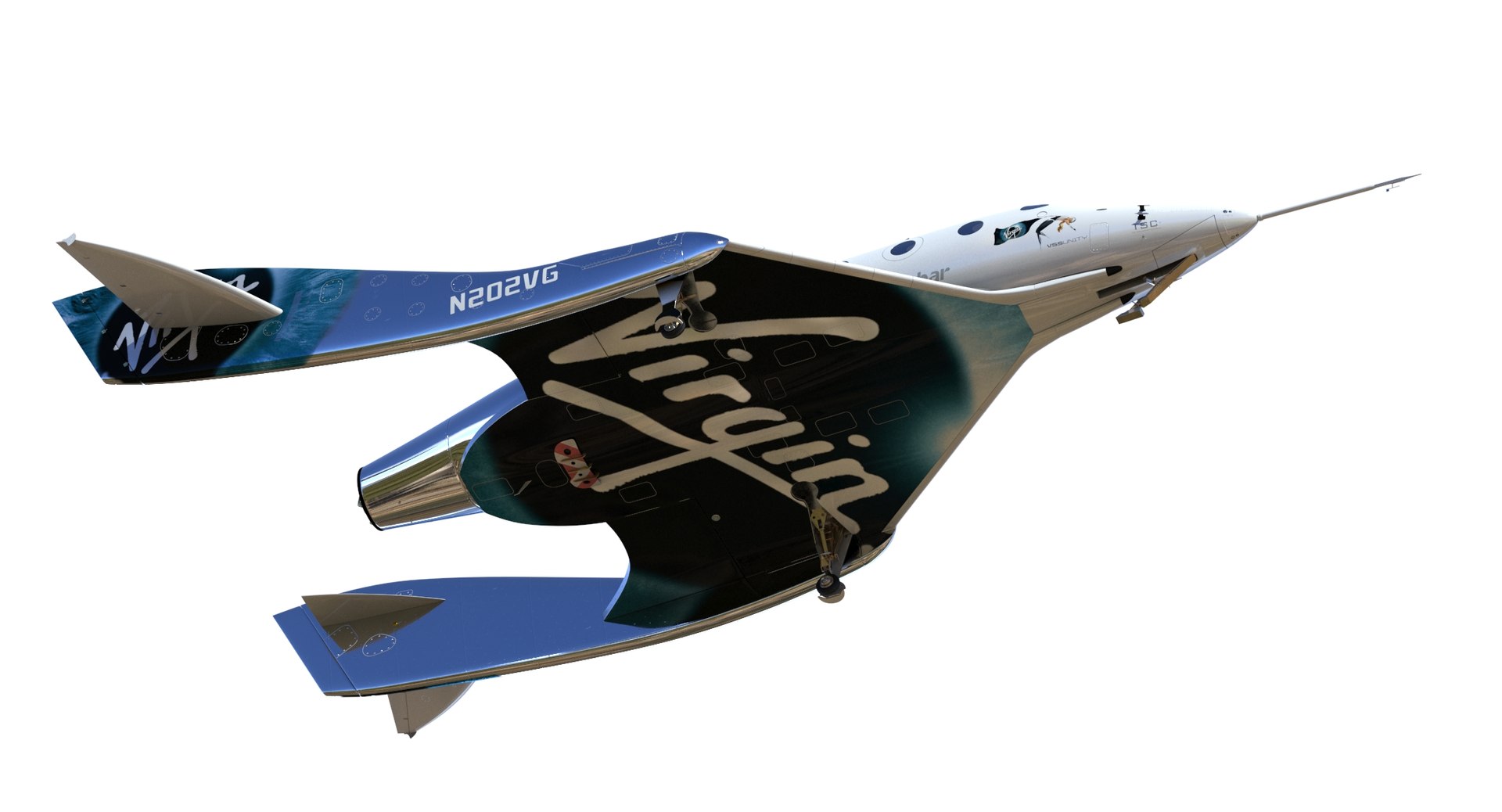 3D Vss Unity Virgin Galactic Model - TurboSquid 1504649