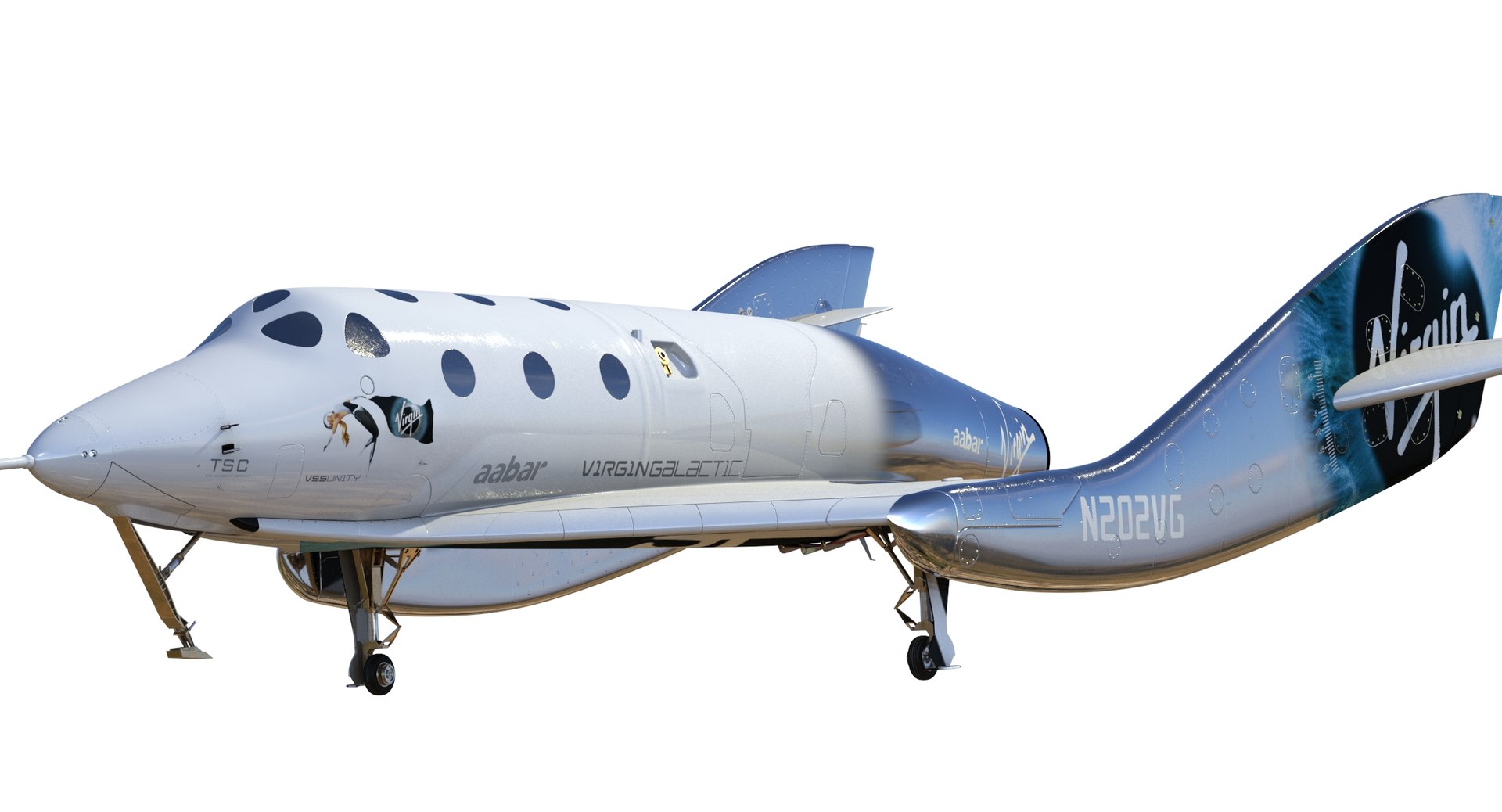 3D vss unity virgin galactic model - TurboSquid 1504649