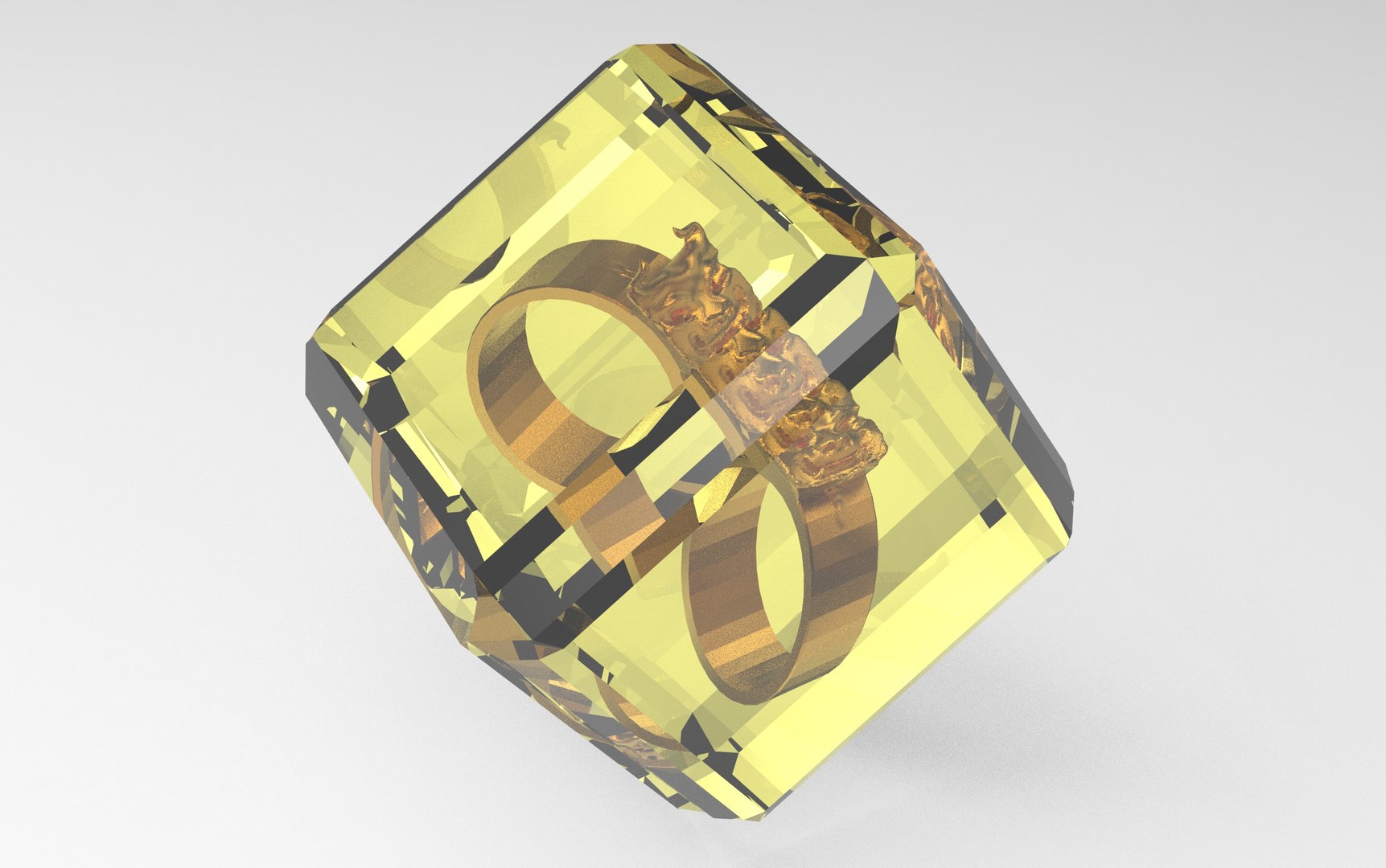 3D Demon Ring in mineral - TurboSquid 1953579
