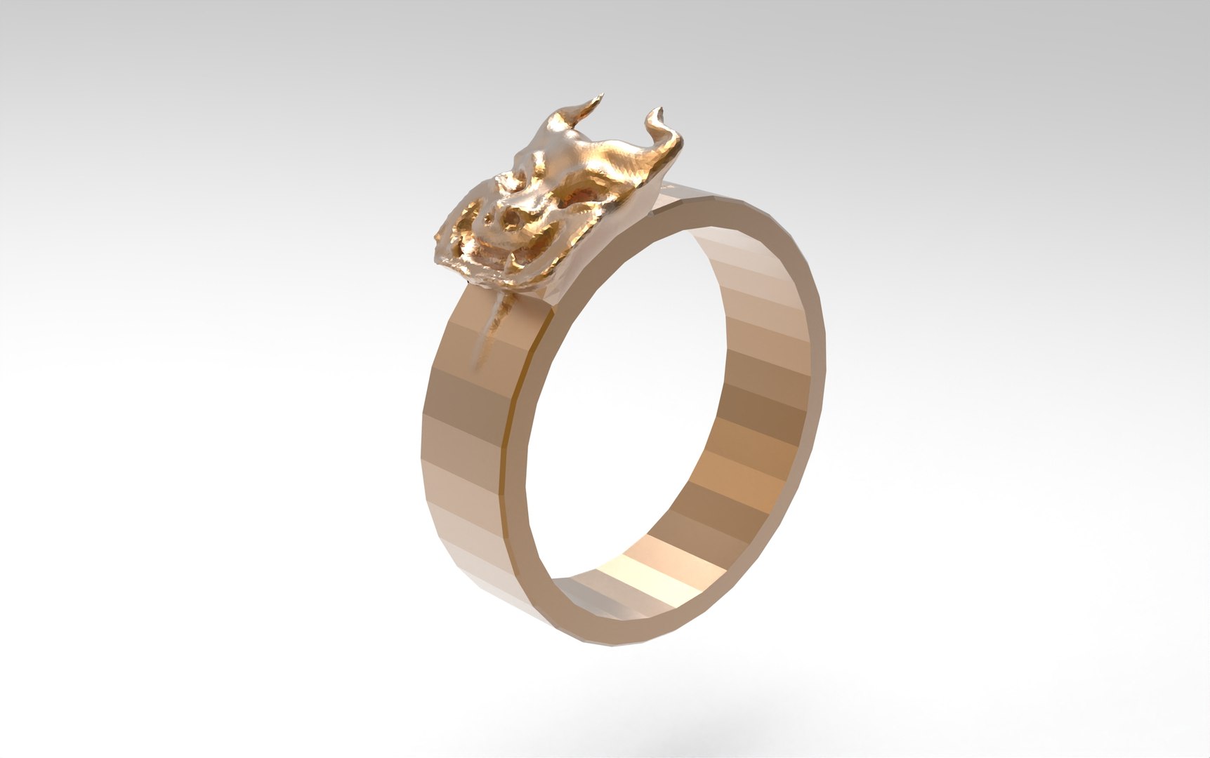 3D Demon Ring in mineral - TurboSquid 1953579