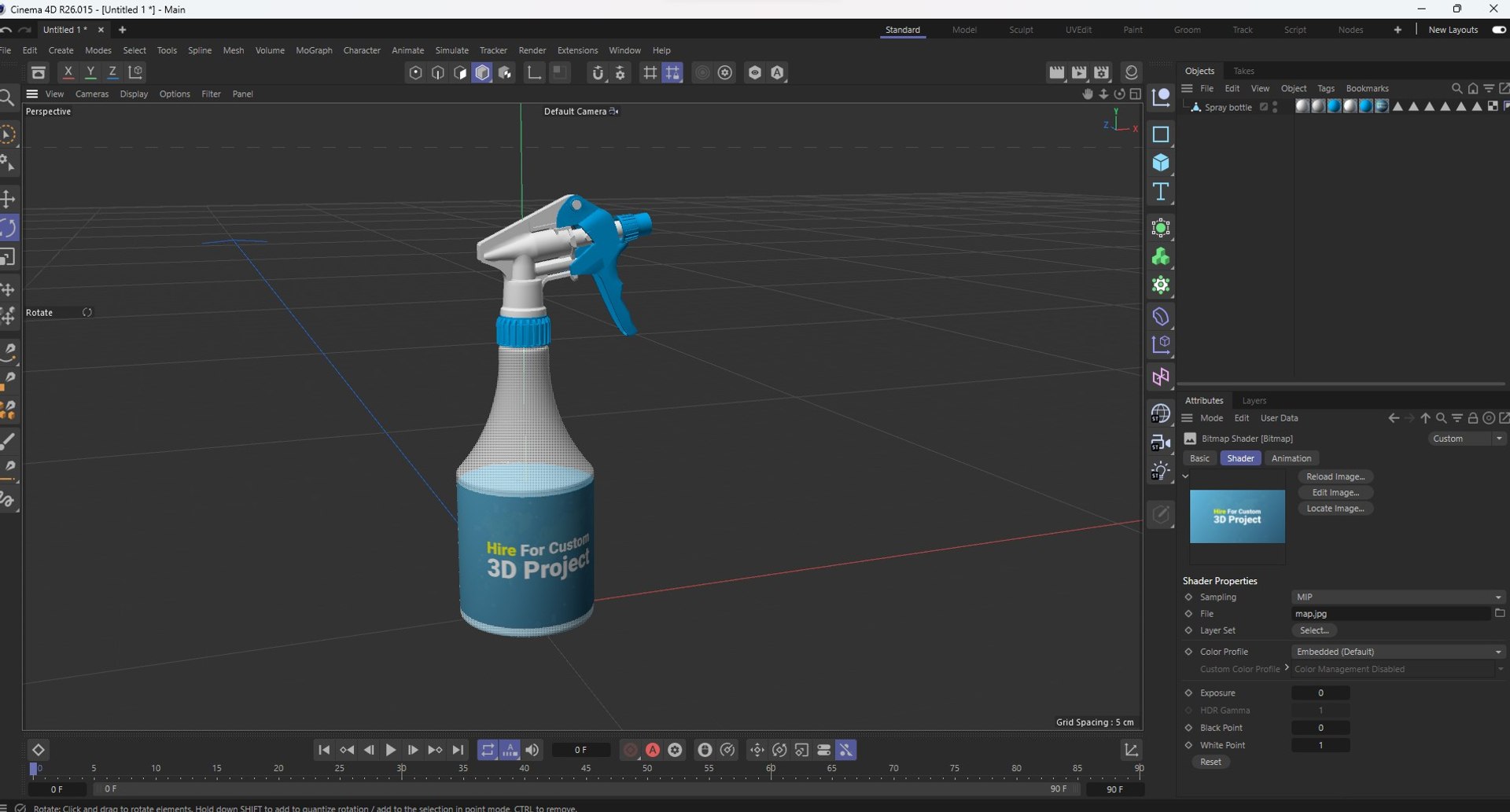 3D Model Spray Bottle - TurboSquid 2086542